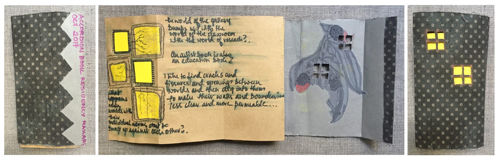 How did the exhibit influence the workshops? - Accordion Book Project