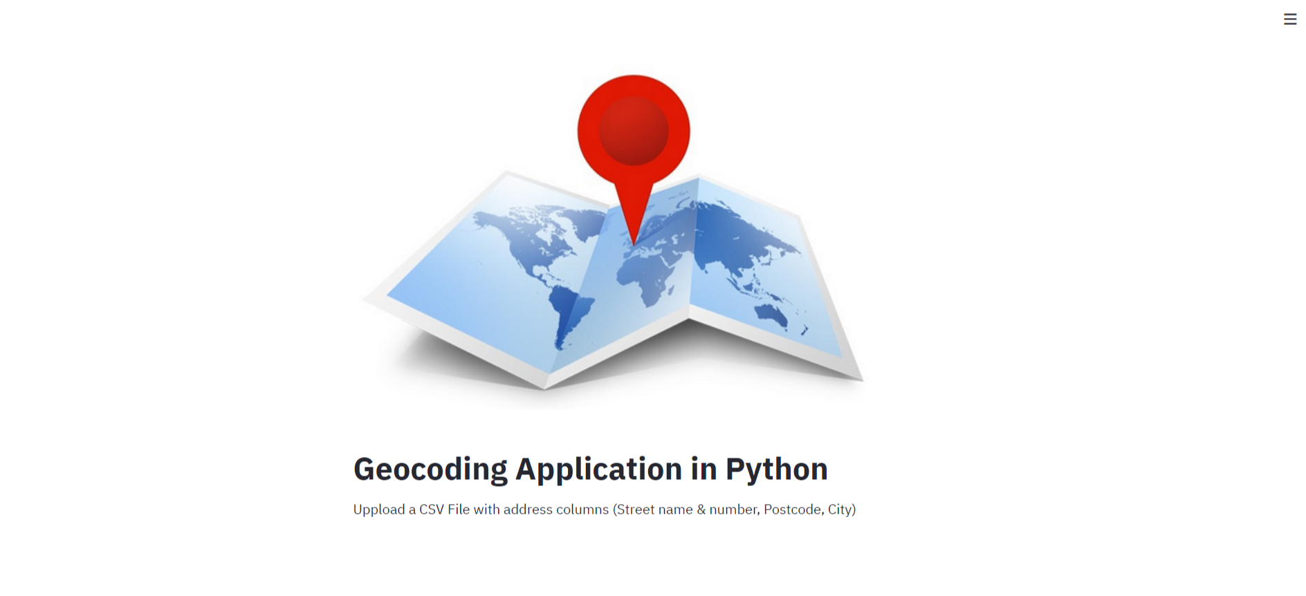 How To Build Your Geocoding Web App With Python Towards Data Science