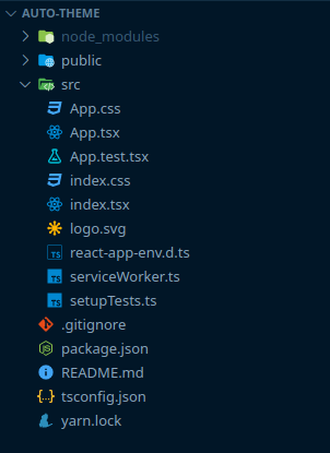 Guide to an auto light theme in React with styled-components and typescript