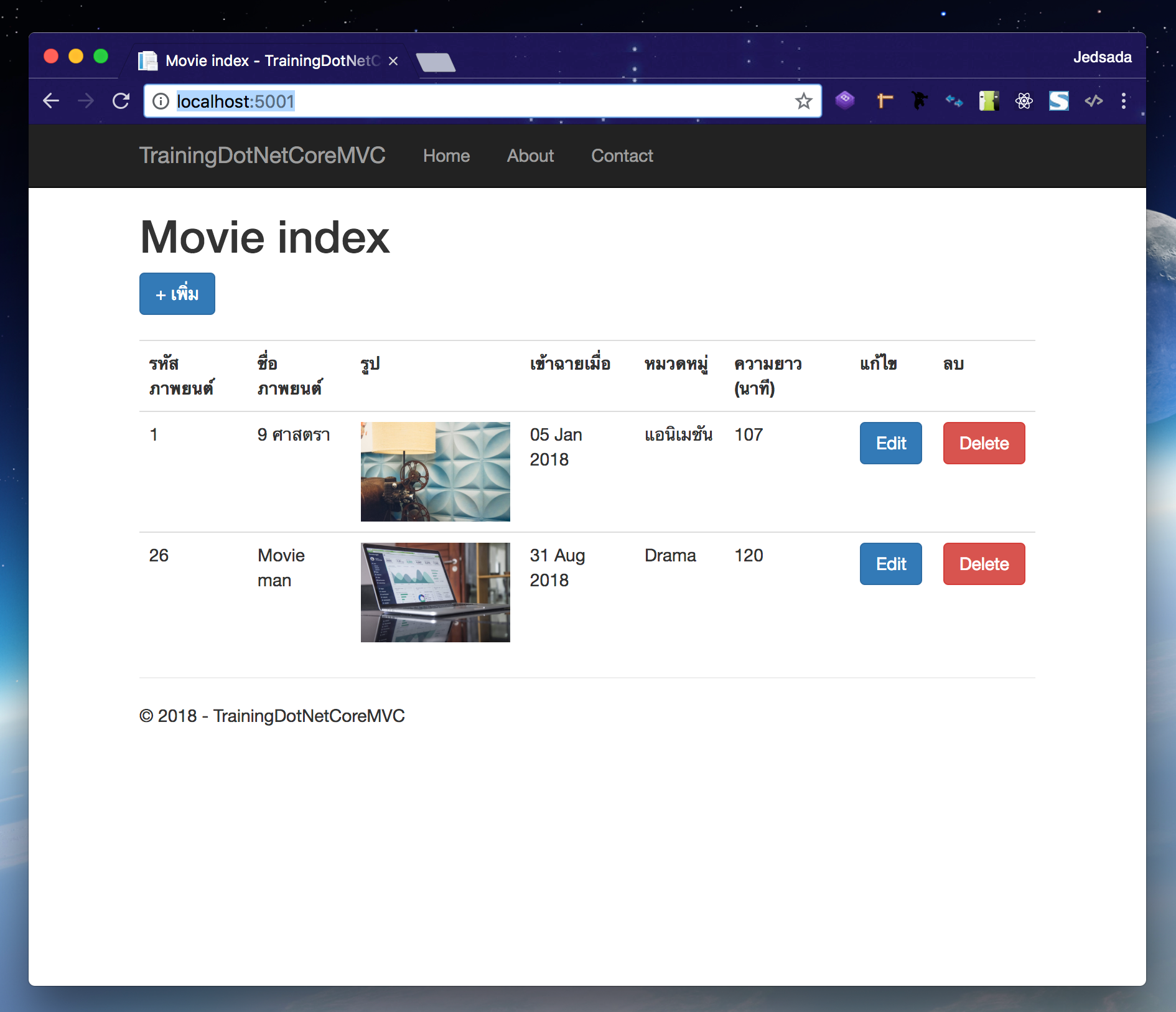 Aspnet Core Mvc Workshop05last สร้างหน้า Edit Form และ Update ข้อมูลใน Database By