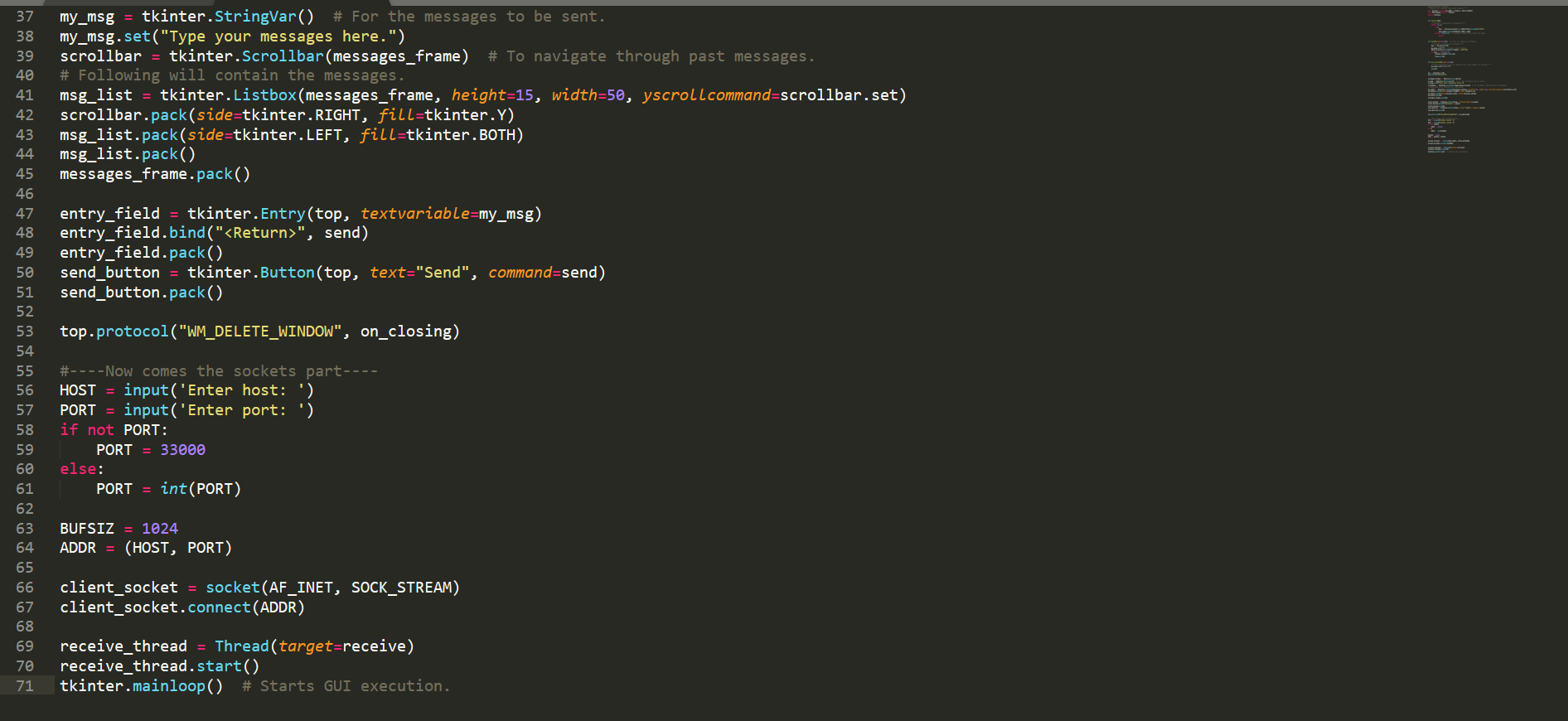 Simple Chat room in Python. Sockets+ Tkinter | by Deep Banerjee ...