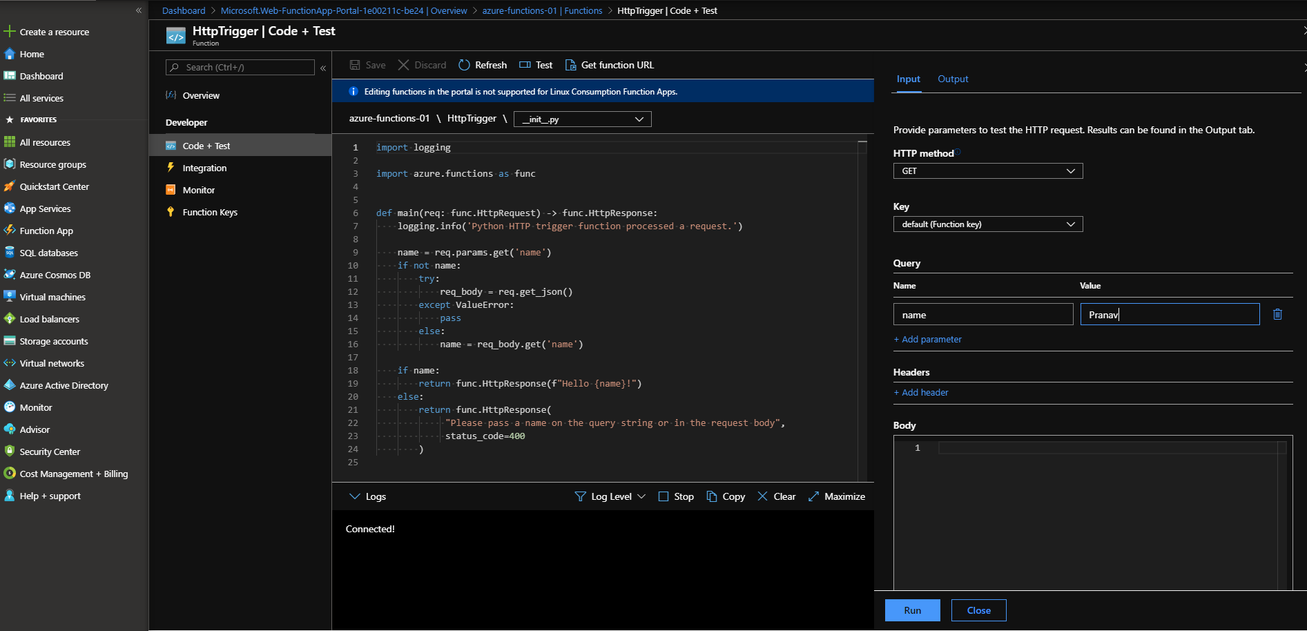 Azure Python Functions — CI/CD Pipeline from GitHub to Functions App using Azure DevOps | by ...