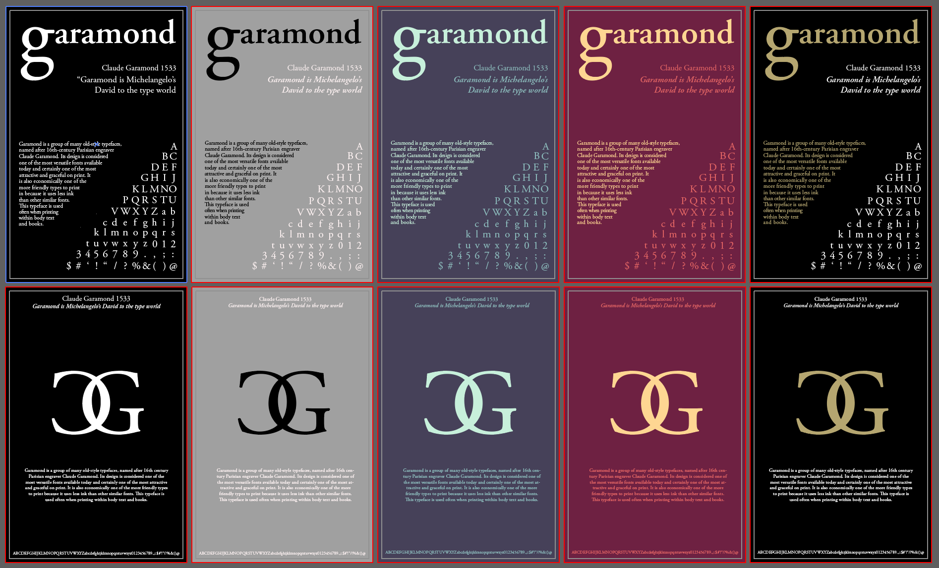 Garamond: Type Specimen Project - The Startup - Medium