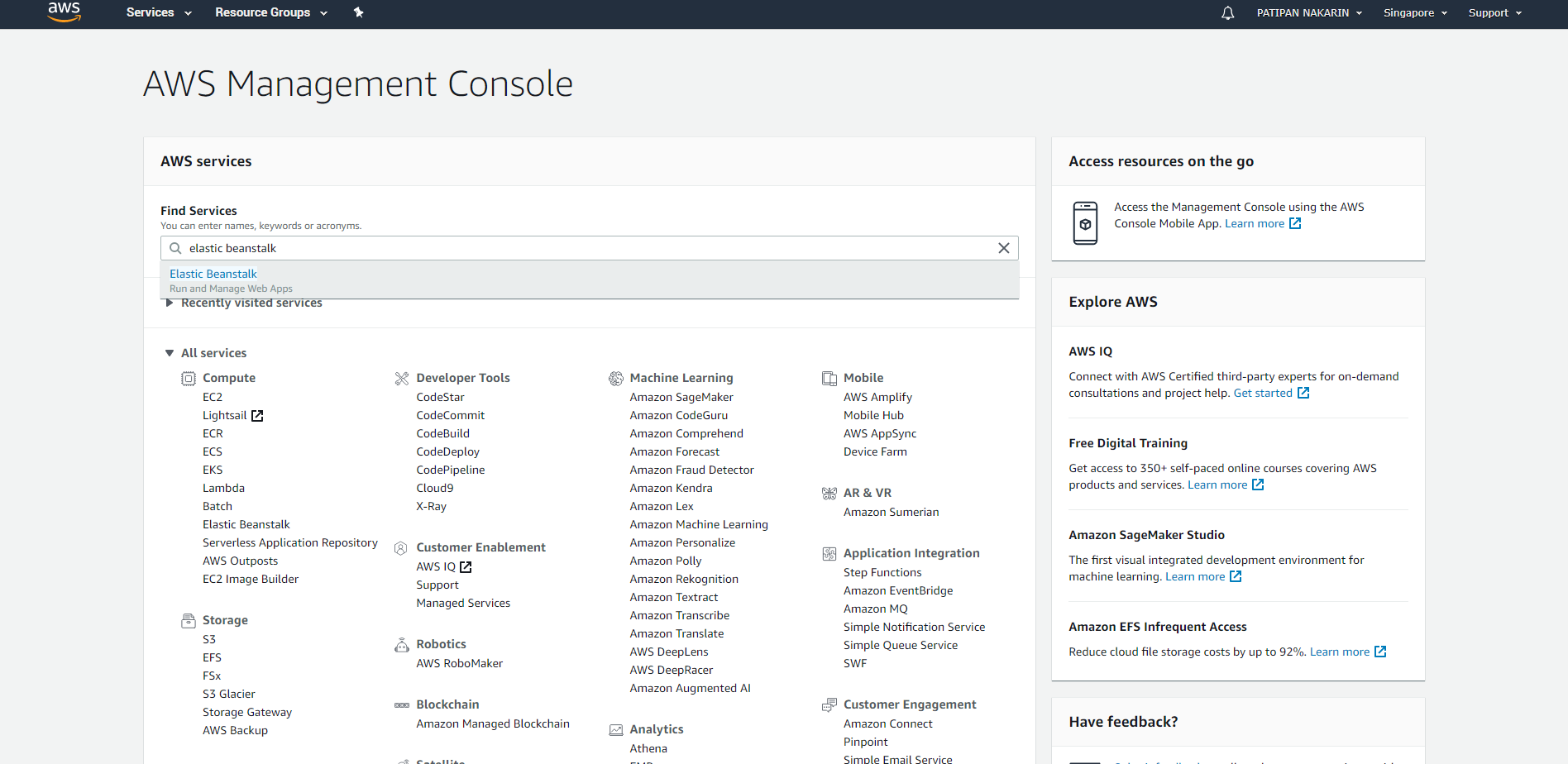 ติดตั้ง Express — Node.js แบบ Service และ Application ลง Amazon EC2 ผ่าน AWS Elastic Beanstalk ...