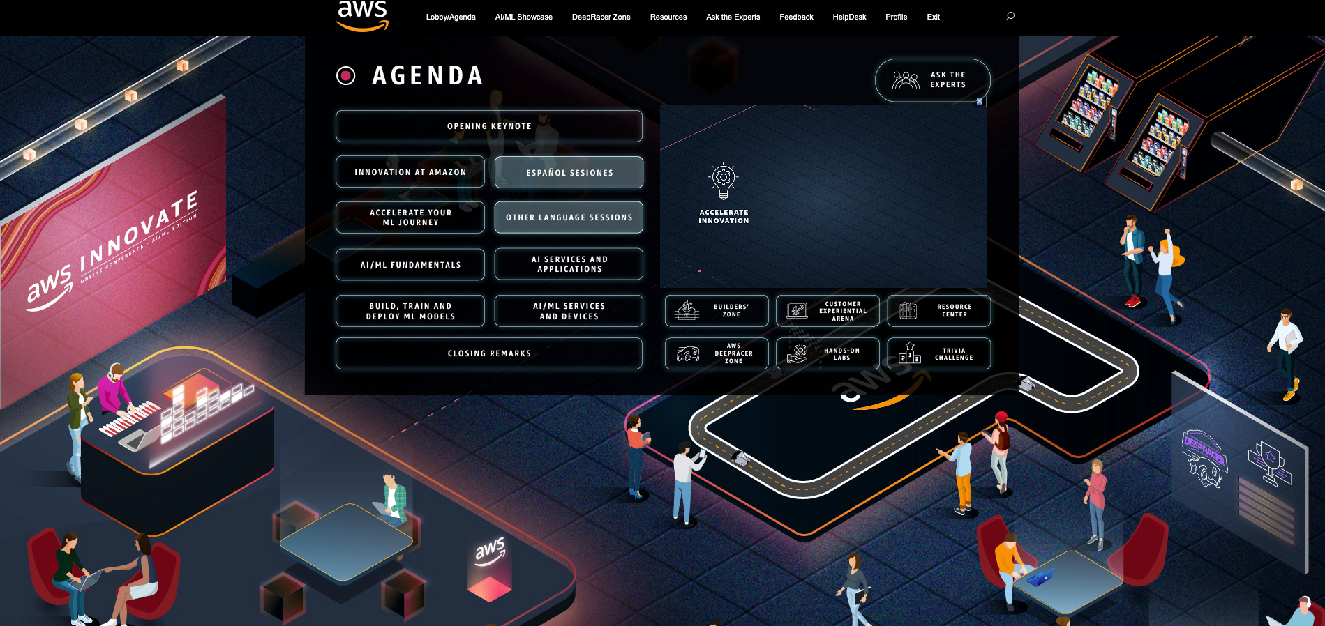 AWS Innovate Online Conference. “Putting Machine Learning into the ...