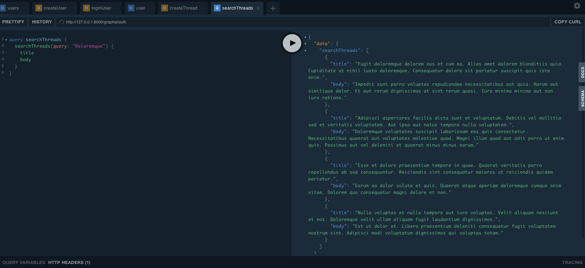 Search in threads — Forum GraphQL Powered API in Laravel — [Part 4] | by Mihai Solomon | Nerd ...