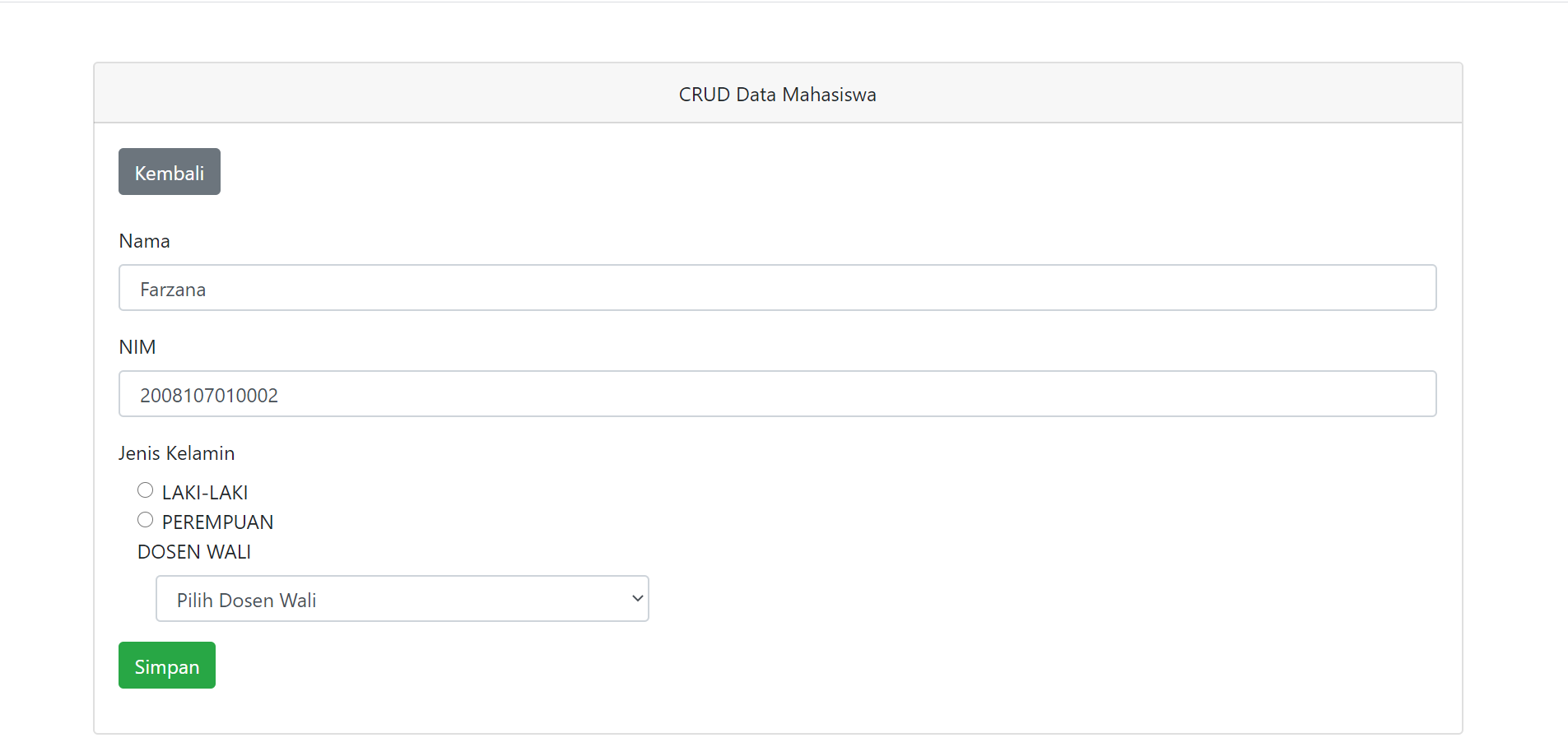 Tutorial CRUD Menggunakan Laravel | by Izzatihusna | Medium Tutorial CRUD Menggunakan Laravel | by Izzatihusna | Medium