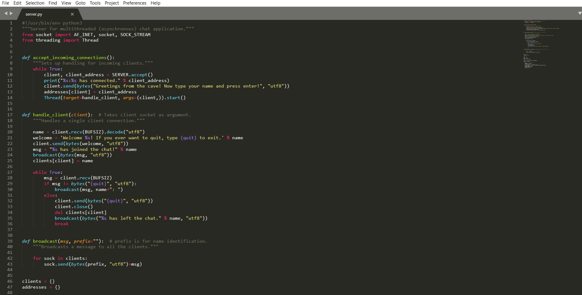 Simple Chat room in Python. Sockets+ Tkinter | by Deep Banerjee ...