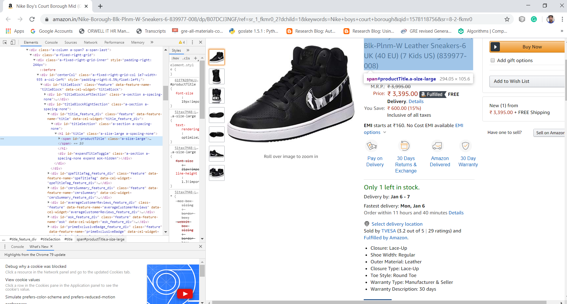 Python script to track Amazon Prices!! | Daily Python #1 | by Ajinkya Sonawane | Analytics ...