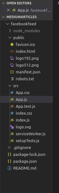 How to make a Facebook like feed in React Js (Part-1 Project Setup ...