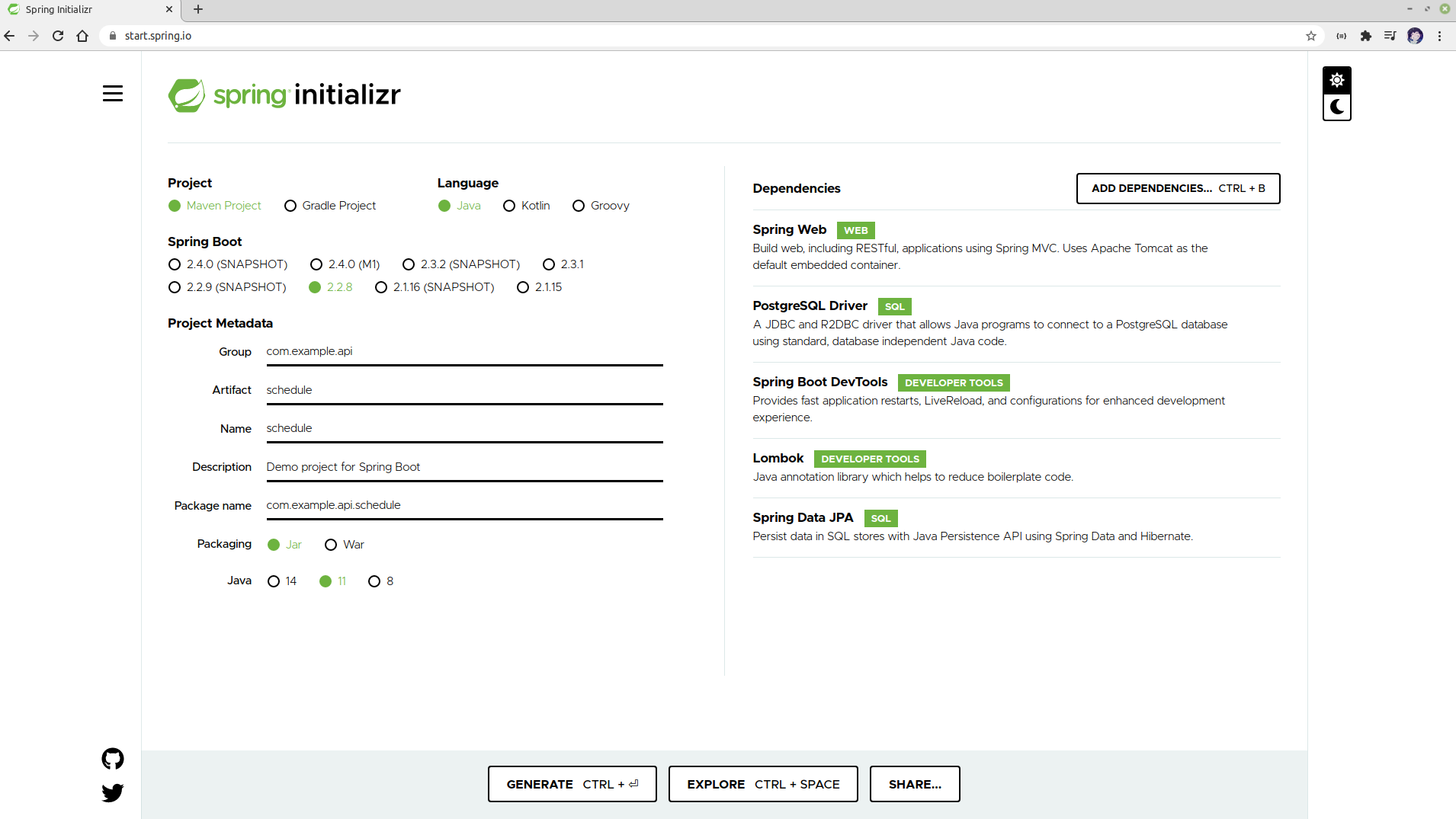 Simple Crud Spring Boot Angular 9 Using Docker Compose