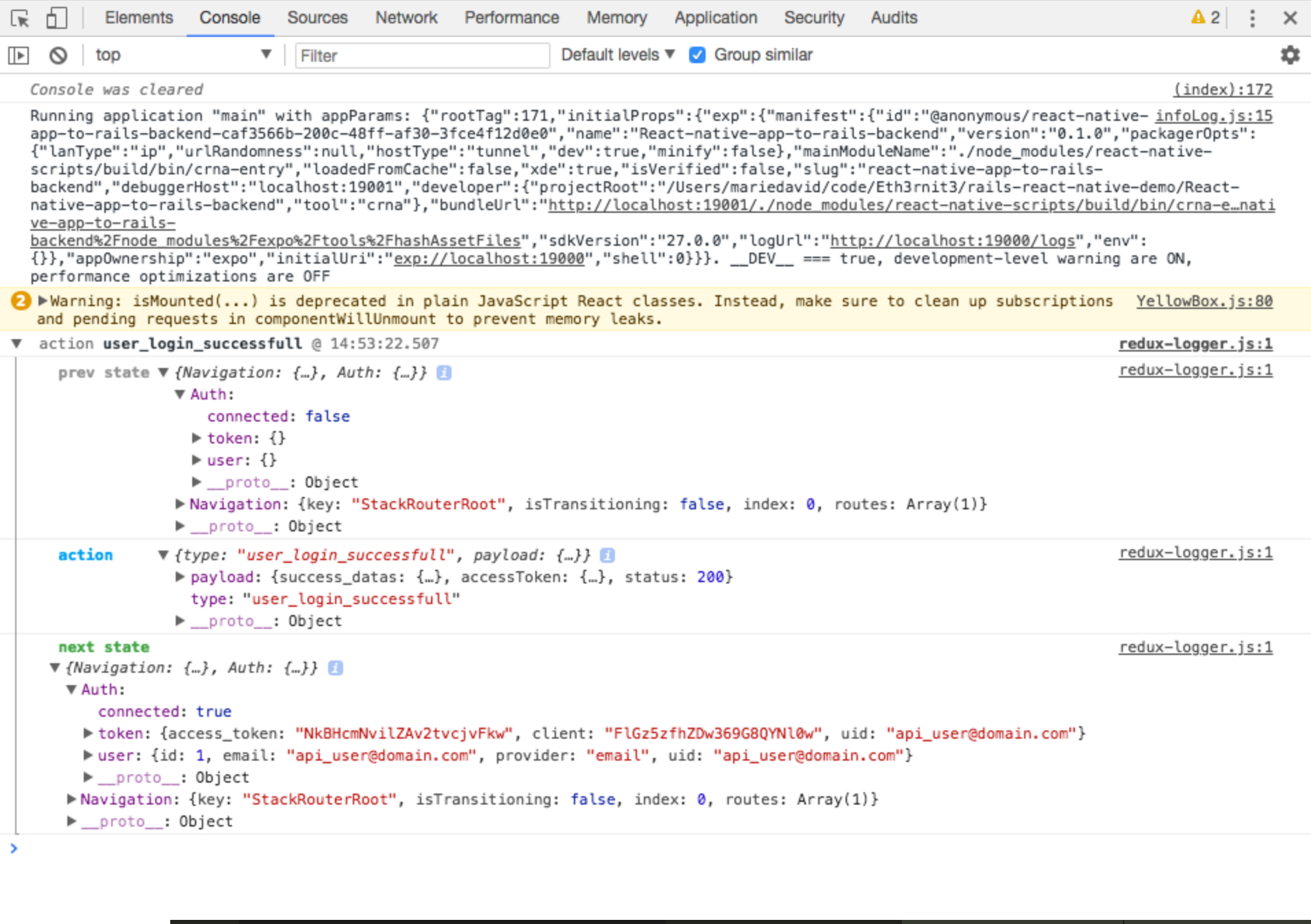Crud React Native And Ror Backend With Devise Auth Token