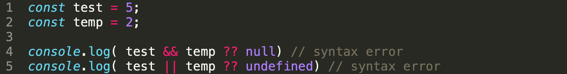 The JS Bifrost — Nullish Coalescing (??) Operator | by Raj Rawat ...