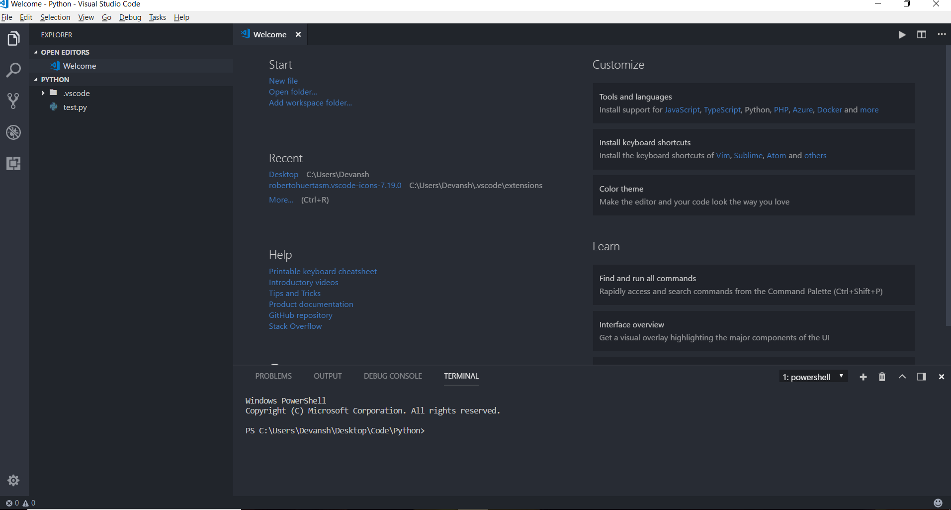 How to setup Visual Studio Code with ActivePython for data science and ...
