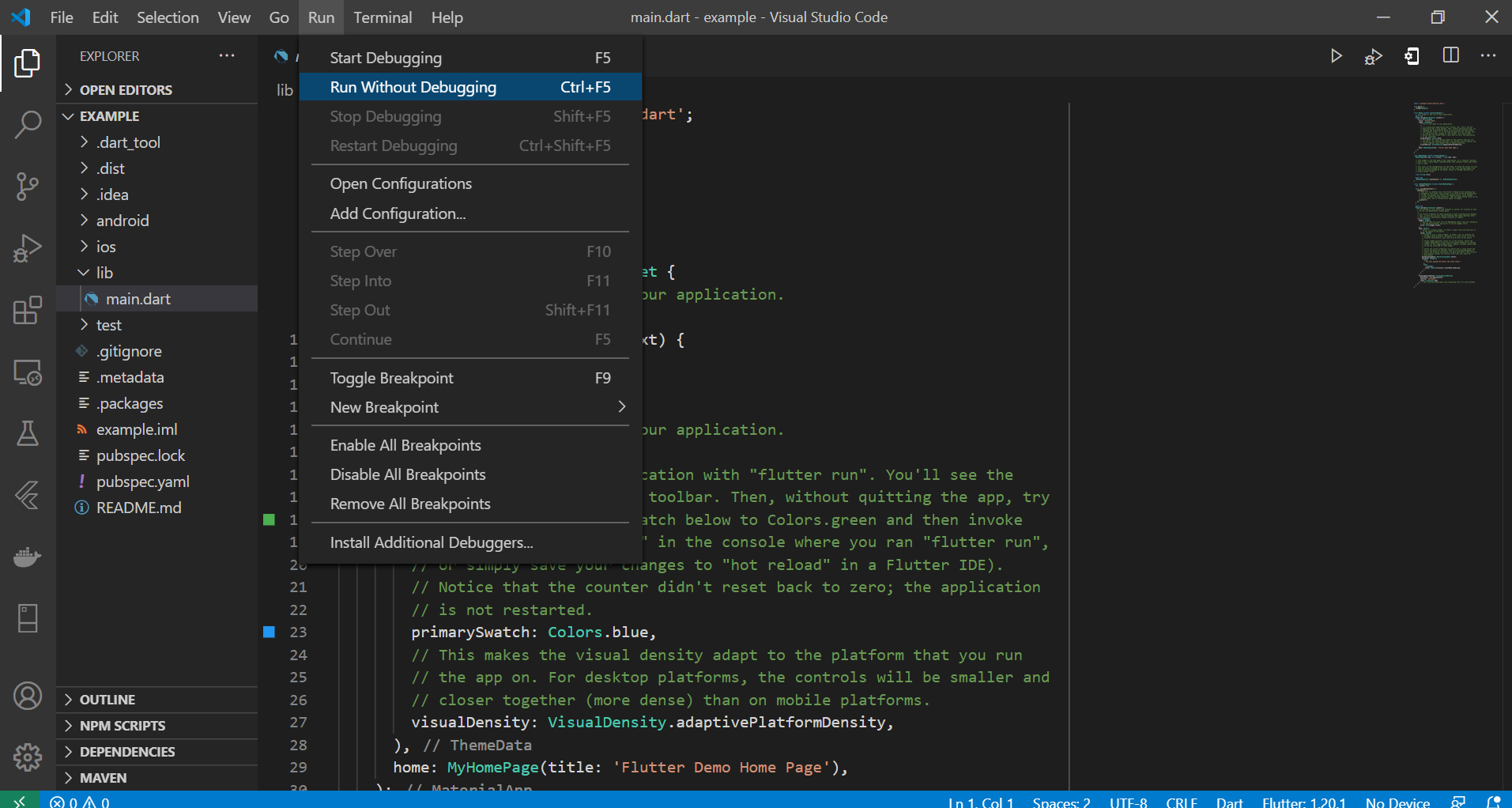 Create An Android Emulator And Run Your First Flutter App
