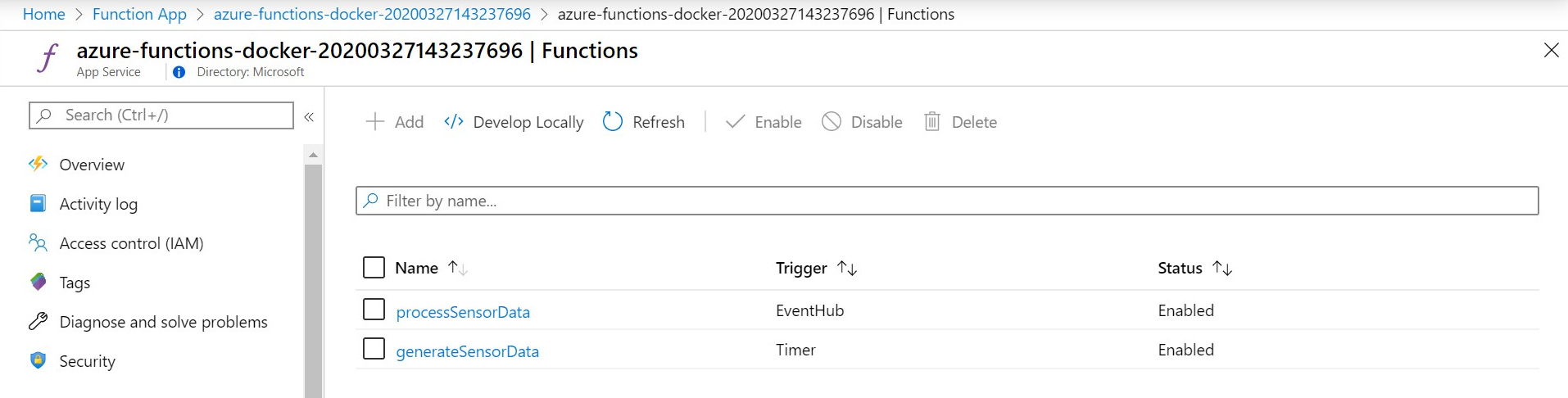 Running Java Azure Functions in Docker | The Startup