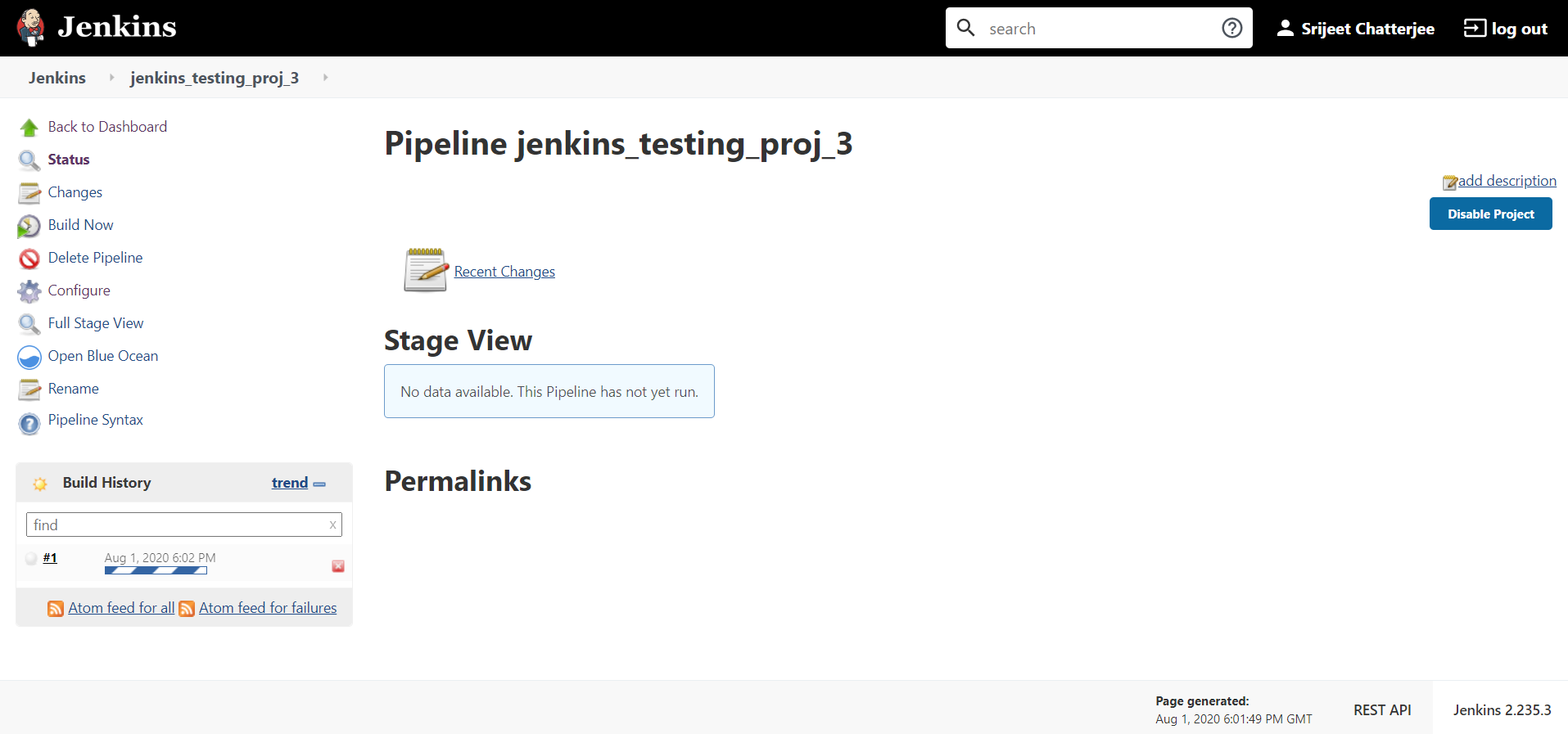 End 2 End implementation of CI pipeline for Python API using Git,Flask,Docker & Jenkins on ...