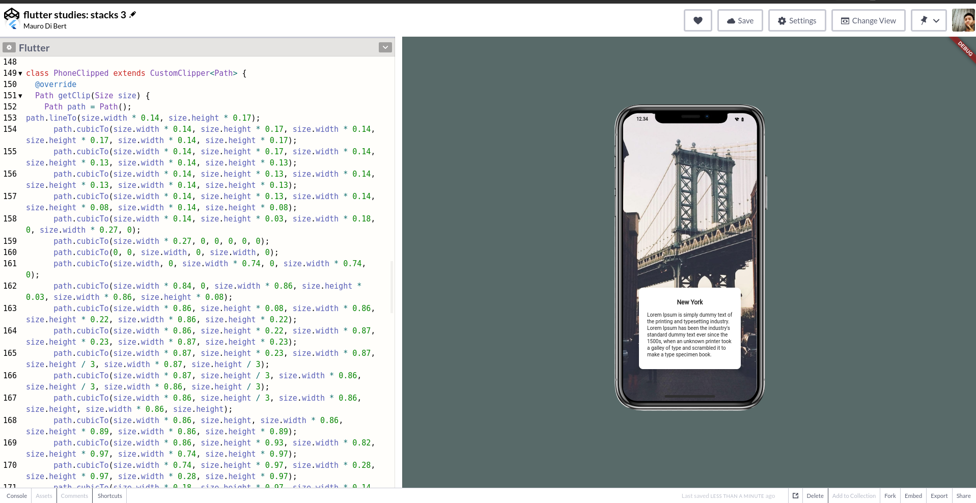 ClipPath, Custom Painter, and Flutter CustomClipper made it fast! | by Mau Di Bert | Flutter ...