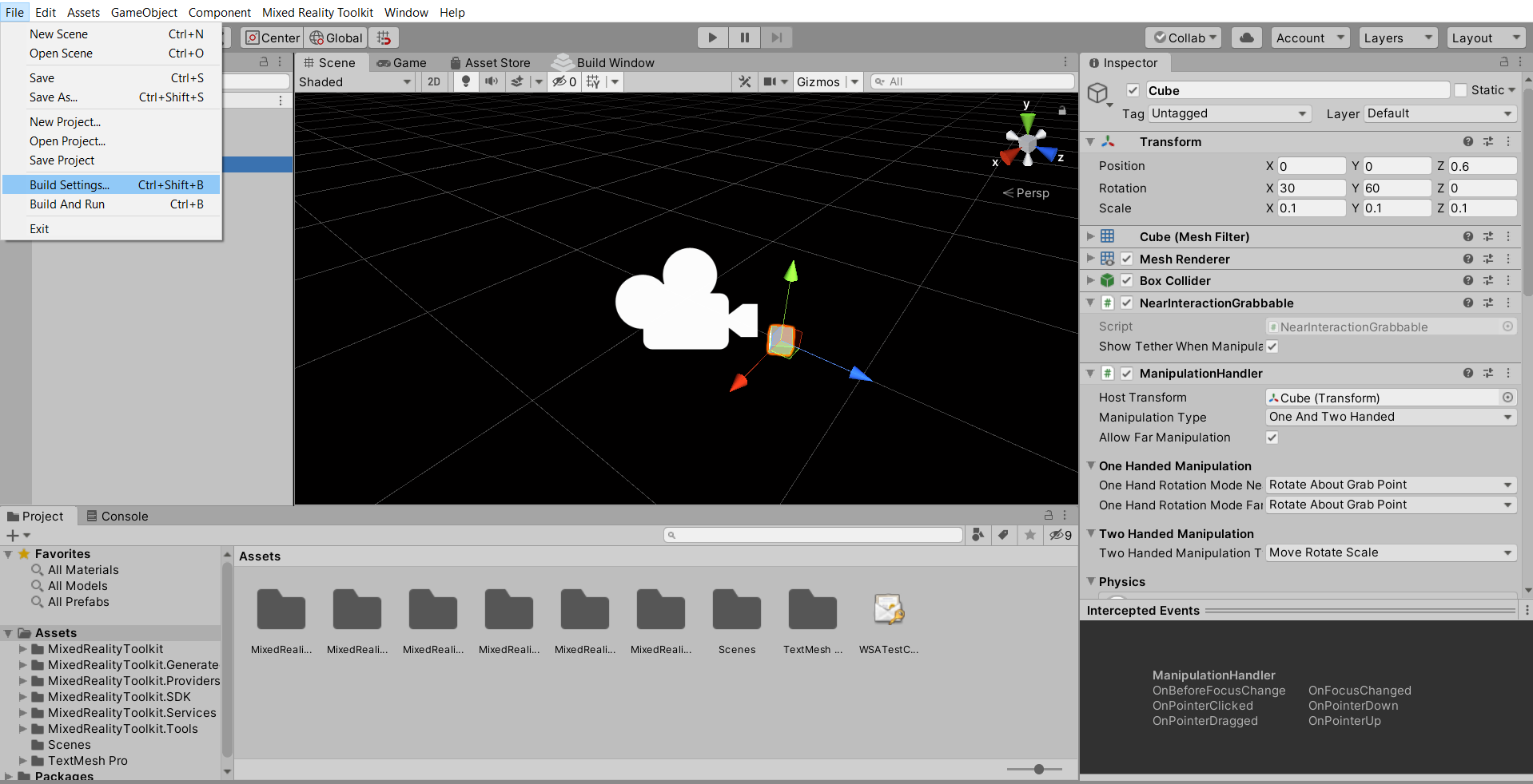 How to build your AR Application to your HoloLens 2 | by Madhawa Perera | AR/VR Journey ...