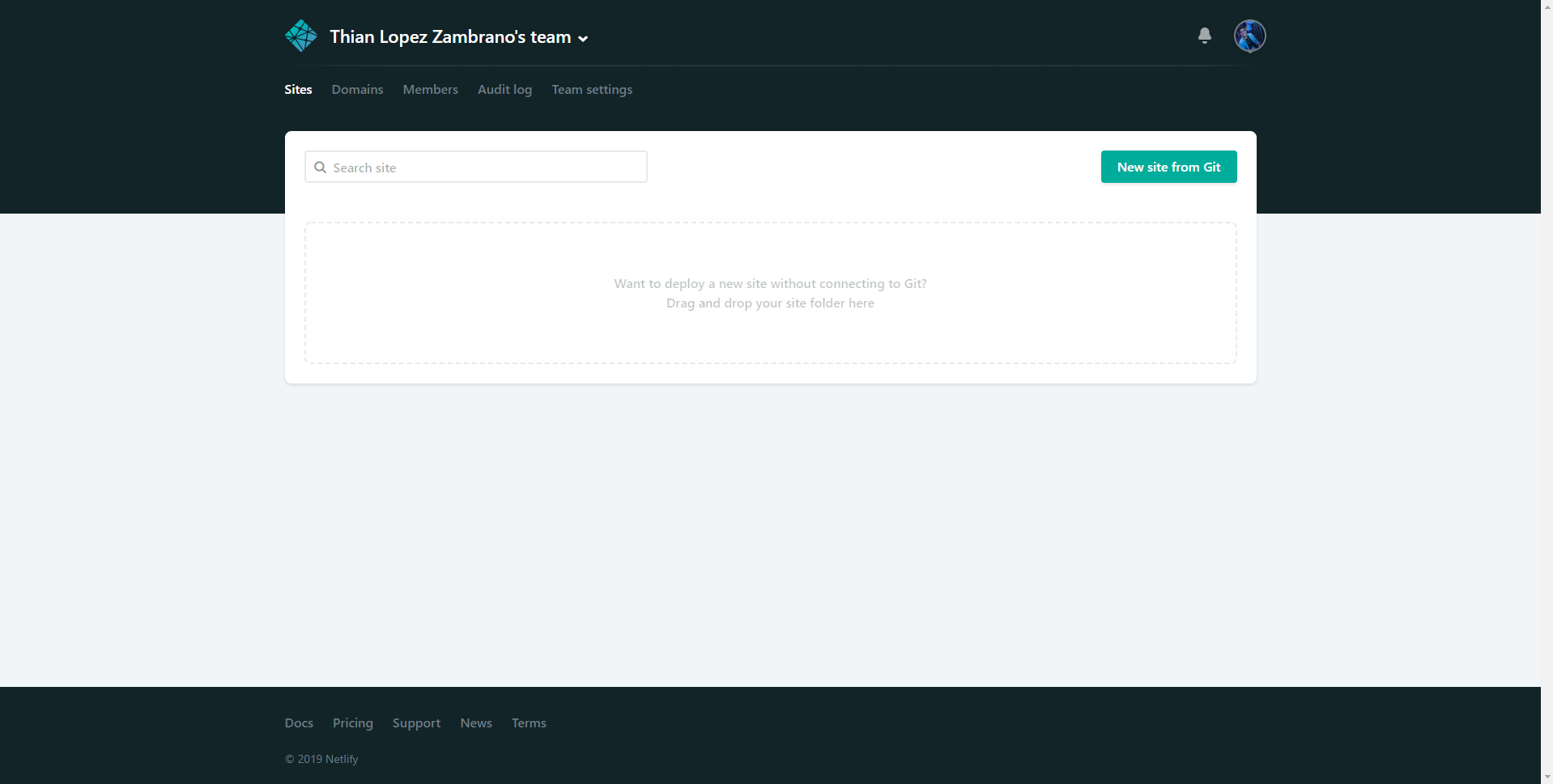 Deploy de un sitio web estático con Netlify | by Thian Lopez Zambrano | Medium