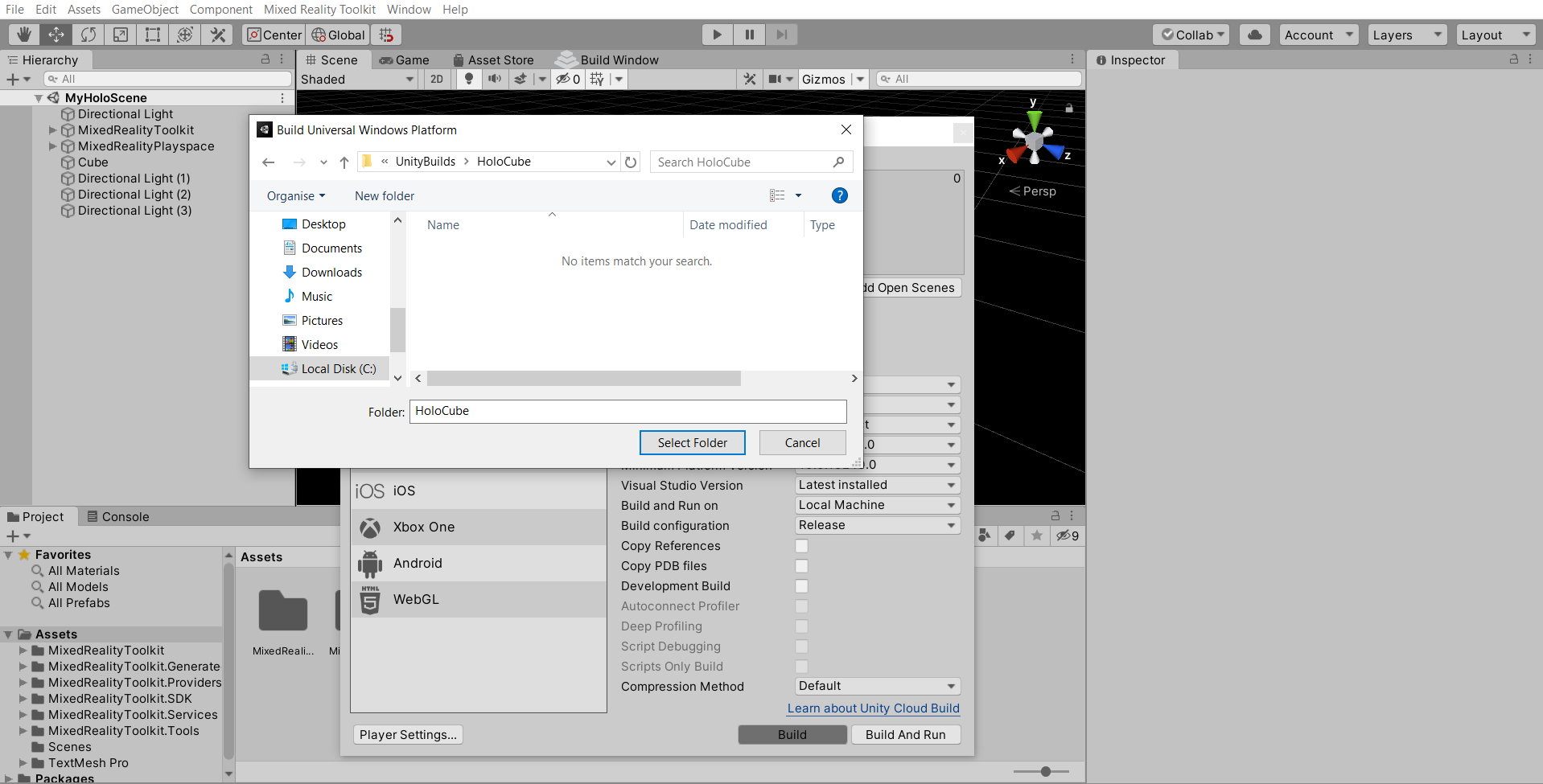 How to build your AR Application to your HoloLens 2 | by Madhawa Perera ...