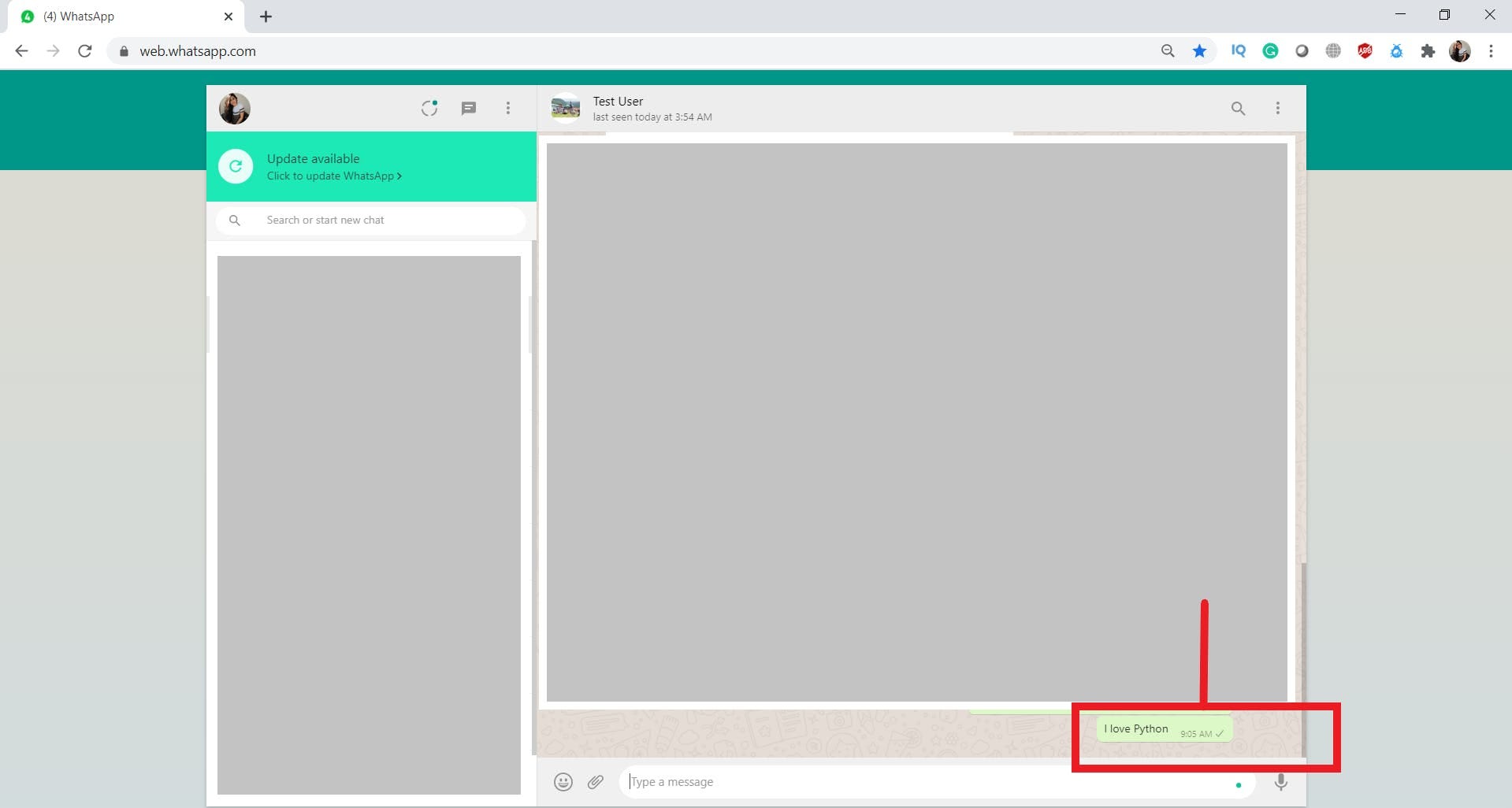 Automate Whatsapp Using Python Hello World By Ayushi Rawat