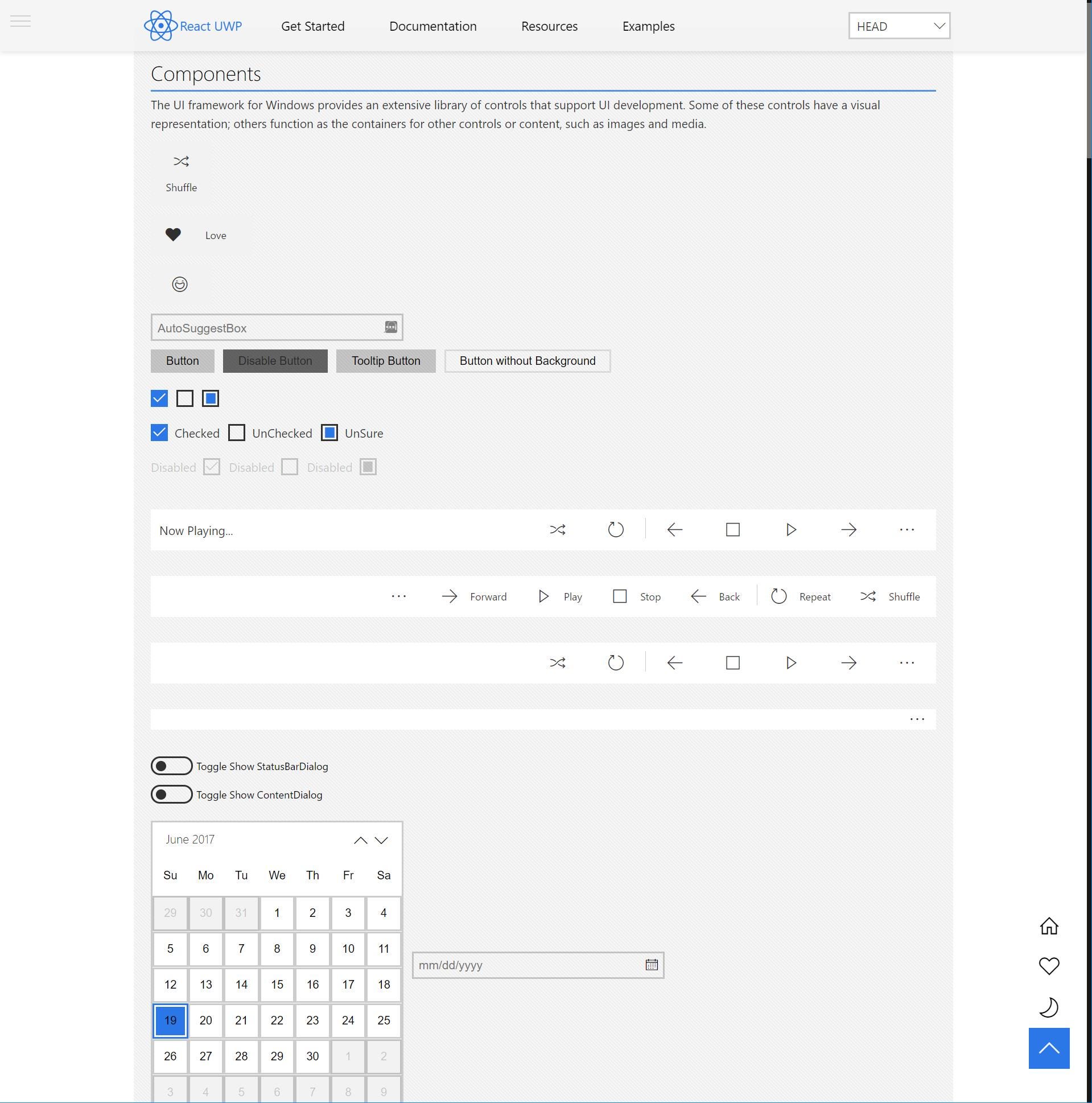 React UWP — UWP and Fluent Design UI Libray by React | by myxvisual | Medium