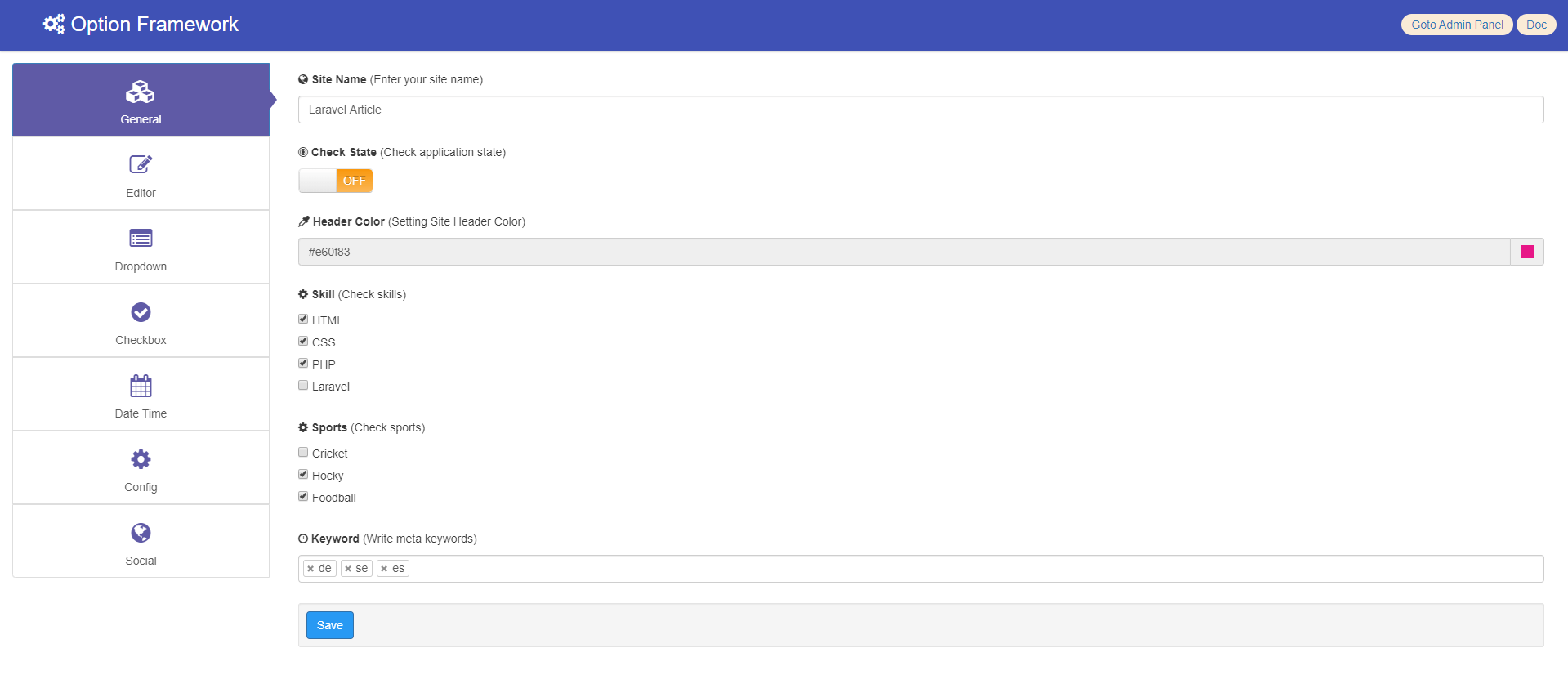 Laravel Option Framework — Manage application settings in one place! | by MD HARUN UR RASHID ...