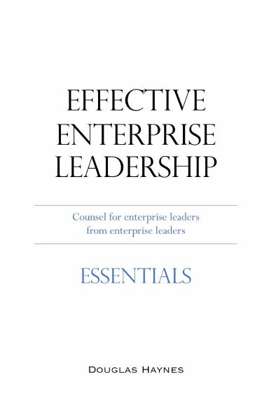 Effective Enterprise Leadership: Counsel for enterprise leaders from ...