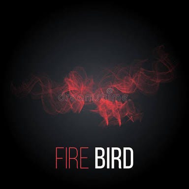 Firebird. Drifting the high blue sky there… | by Urjita Sharma | Medium