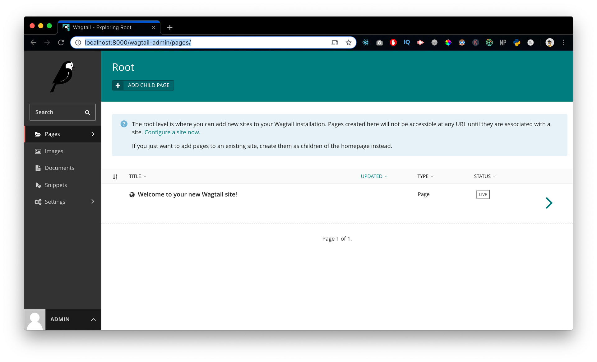 Integrate Wagtail into existing Django project — Django Blog App | by ... Integrate Wagtail into existing Django project — Django Blog App | by ...