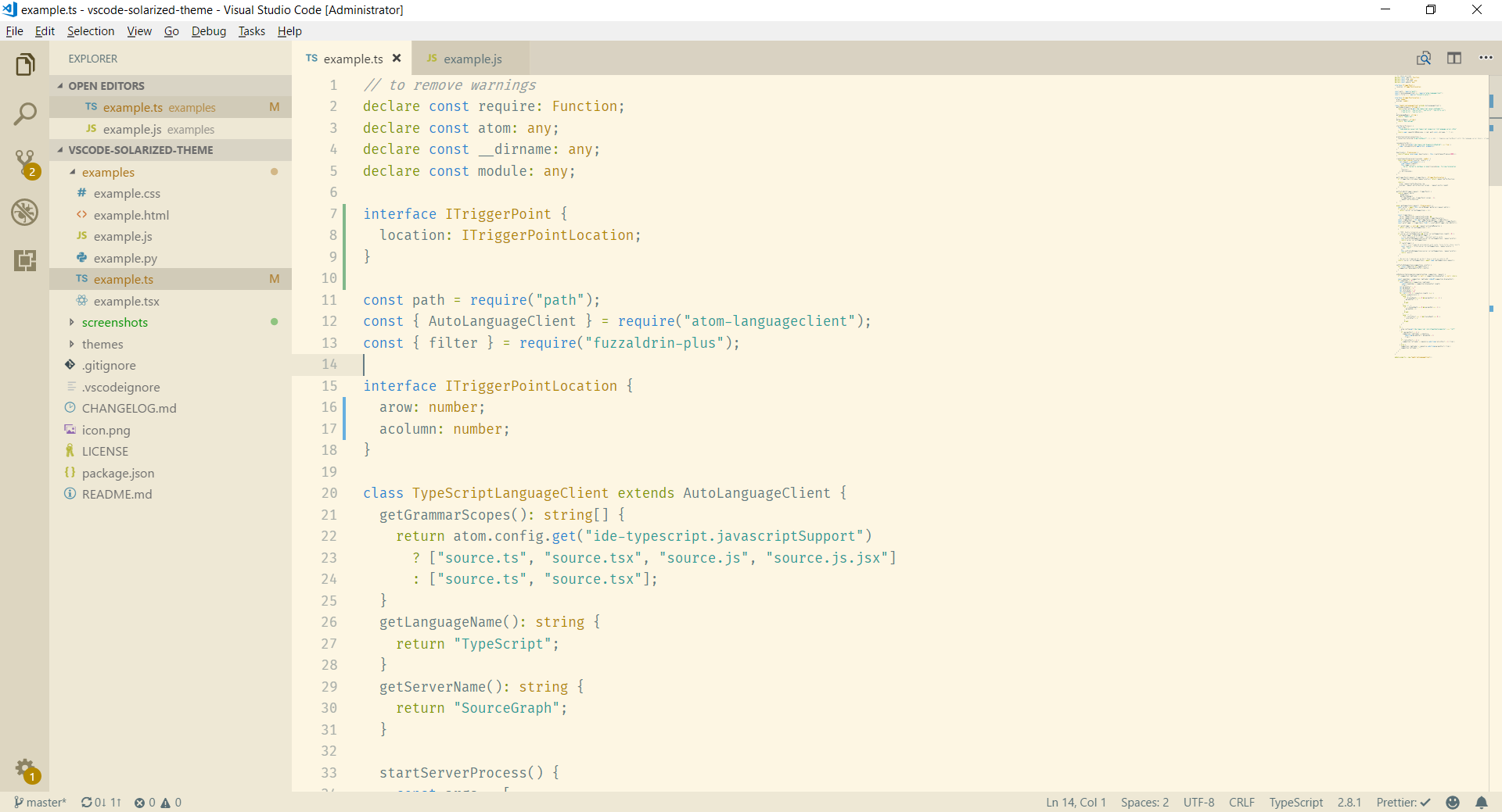 10 Pretty Light Themes for VS Code | by Daan | Level Up Coding