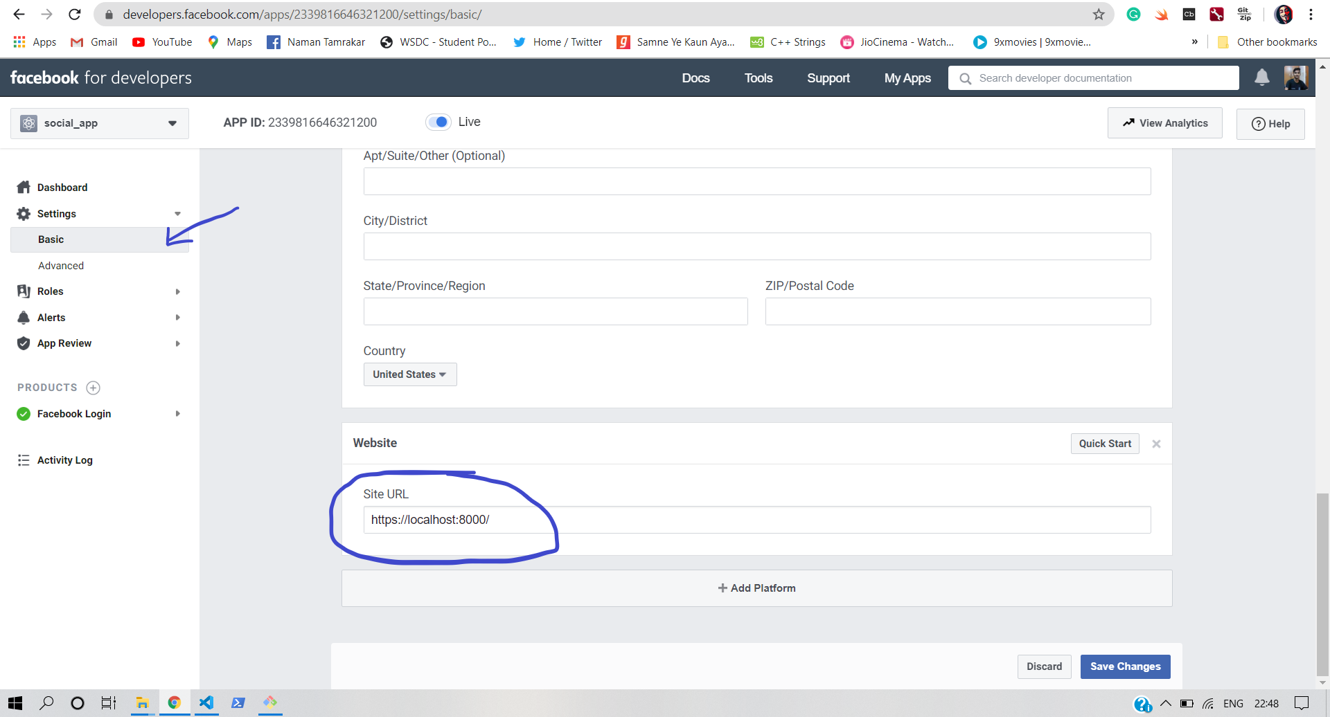 Login with Facebook and Google in Django using social-auth-app-django ...