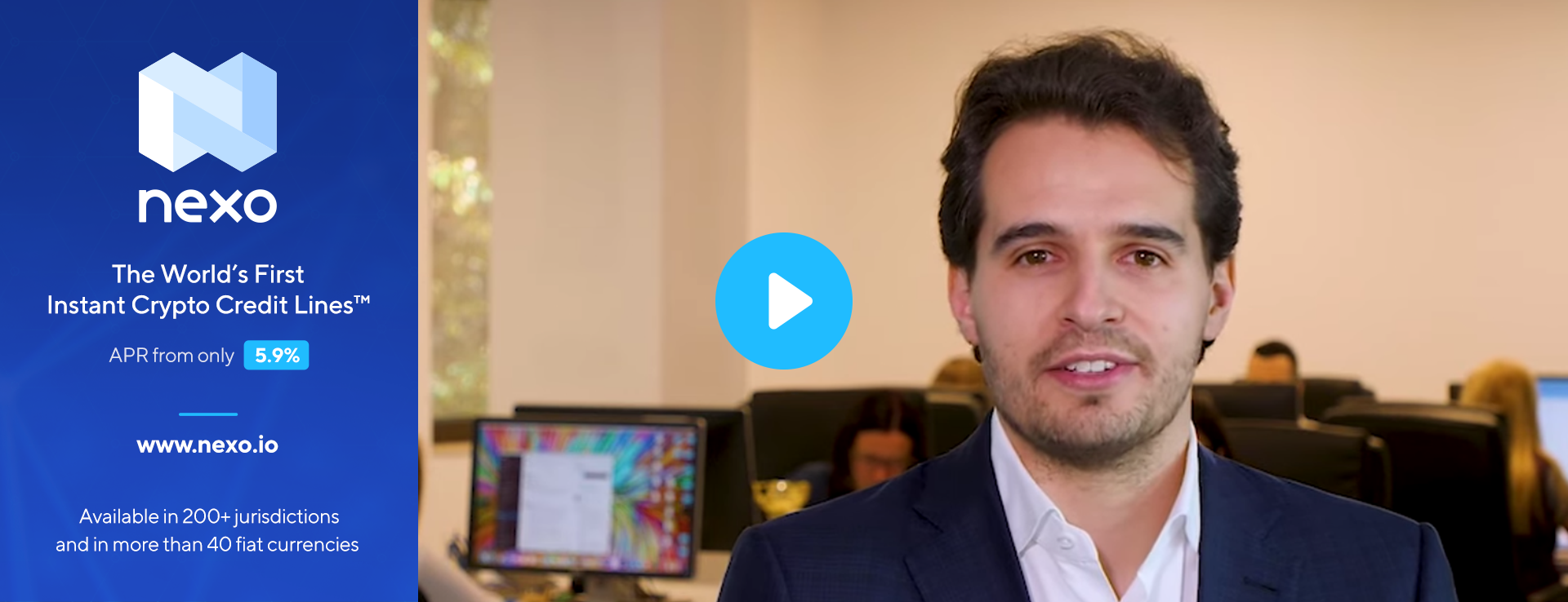 NASDAQ Marketsite Interview on Nexo’s Lowest Borrowing Interest Rates ...