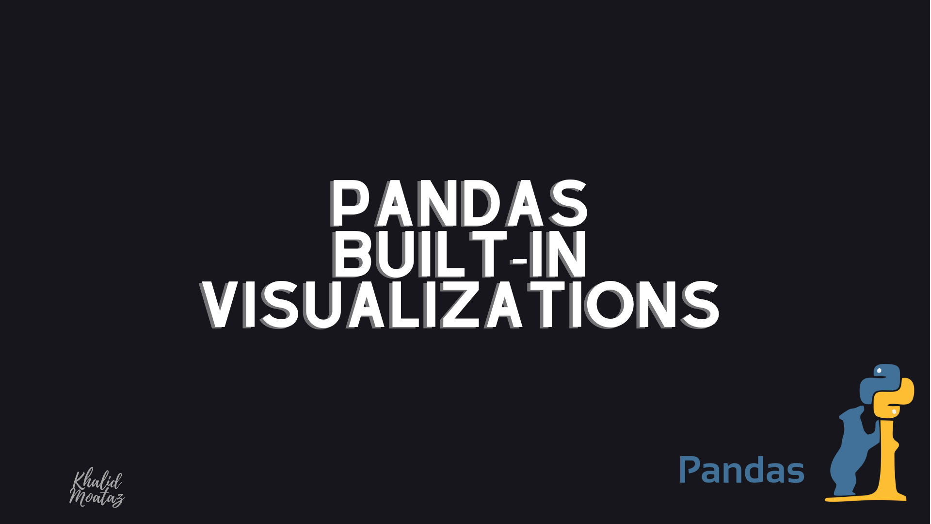 Pandas Builtin Visualization Functions | by Khalid Moataz | The Startup ...