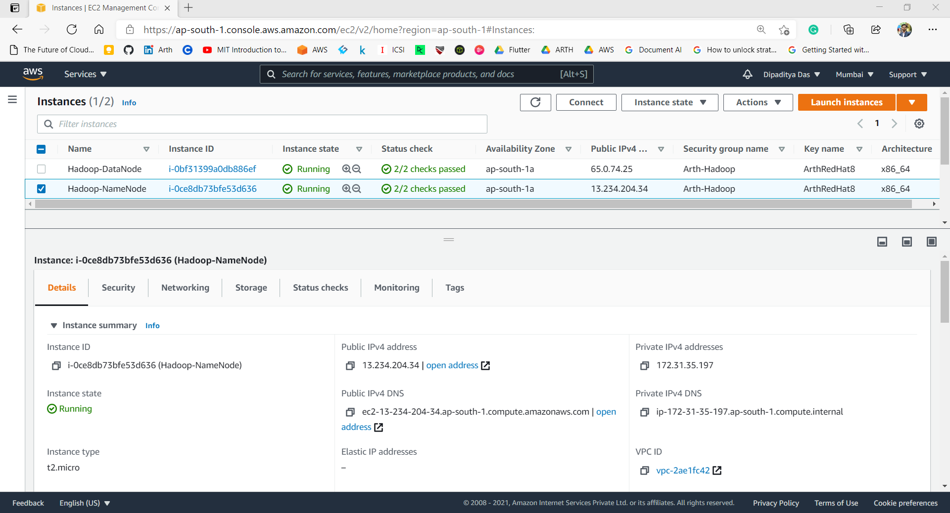 Integration Of Lvm With Hadoop Cluster And Providing Elasticity To Datanode Storage By