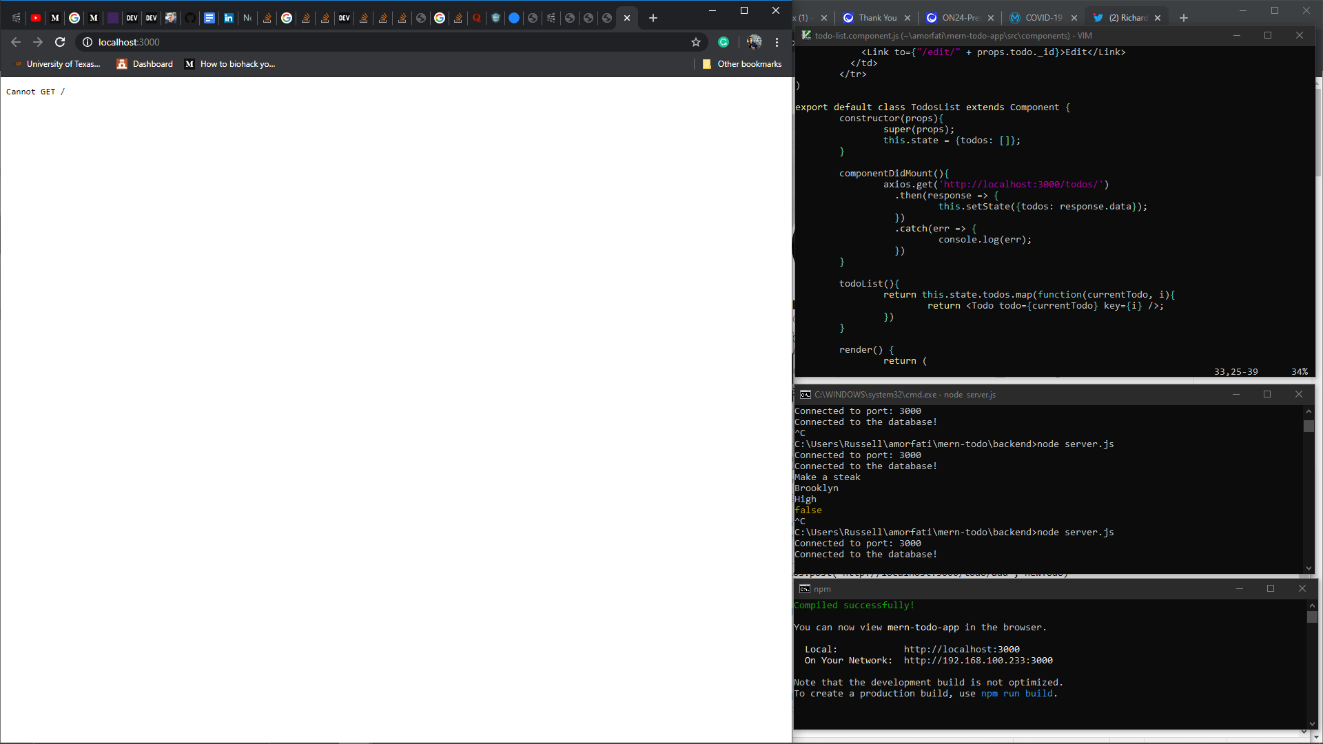 #100DaysOfCode Day 33: Connecting Front-End to Back-End using Axios, An ...