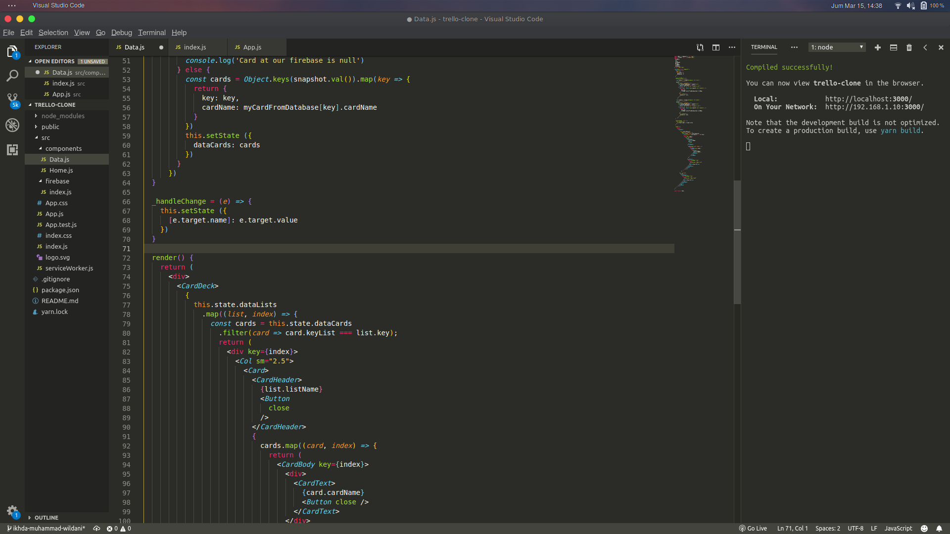 Trello clone with ReactJS and Firebase | by Ikhda Muhammad Wildani | Medium
