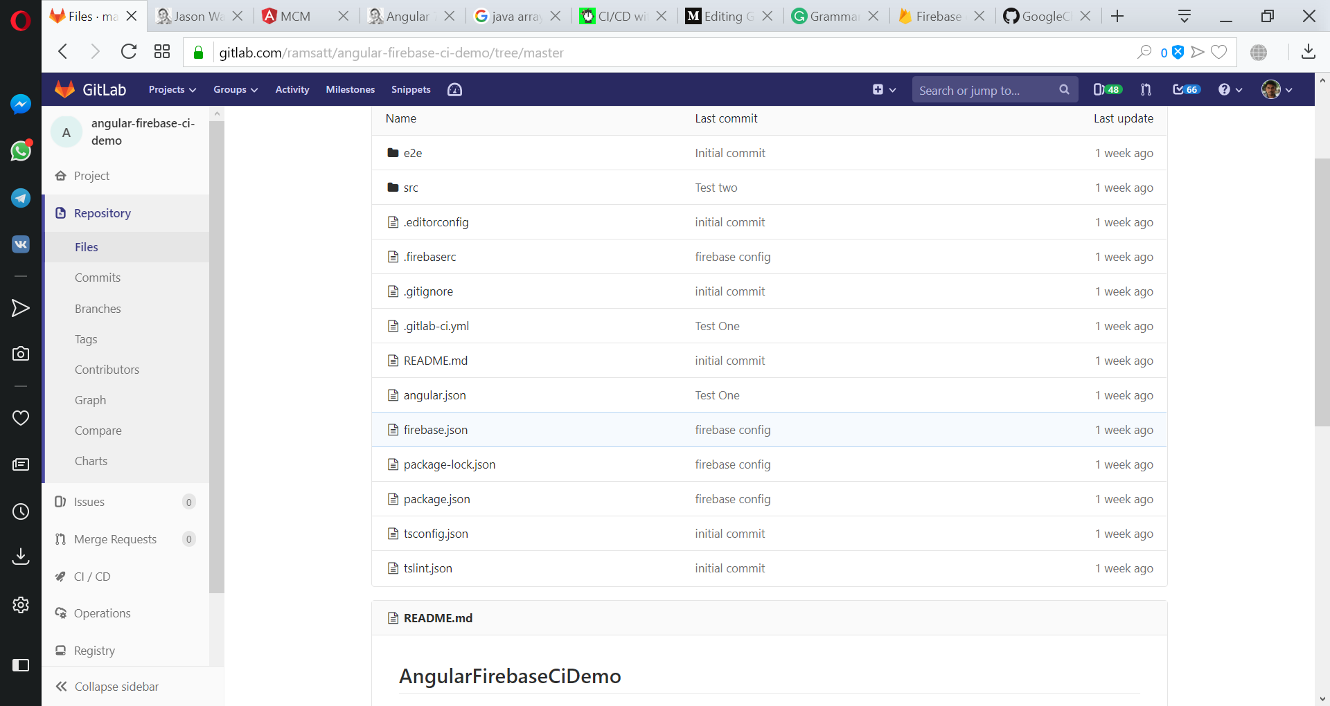GitLab CI/CD with Angular 7 & Firebase | by Sathish kumar Ramalingam ...