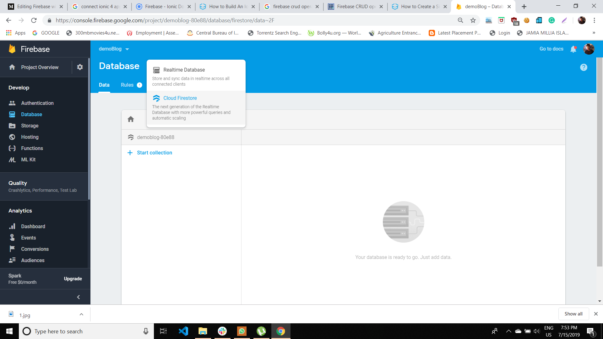 Firebase with Ionic 4 — Hosting, Auth and DB connection | by Md Shadman | Enappd | Medium