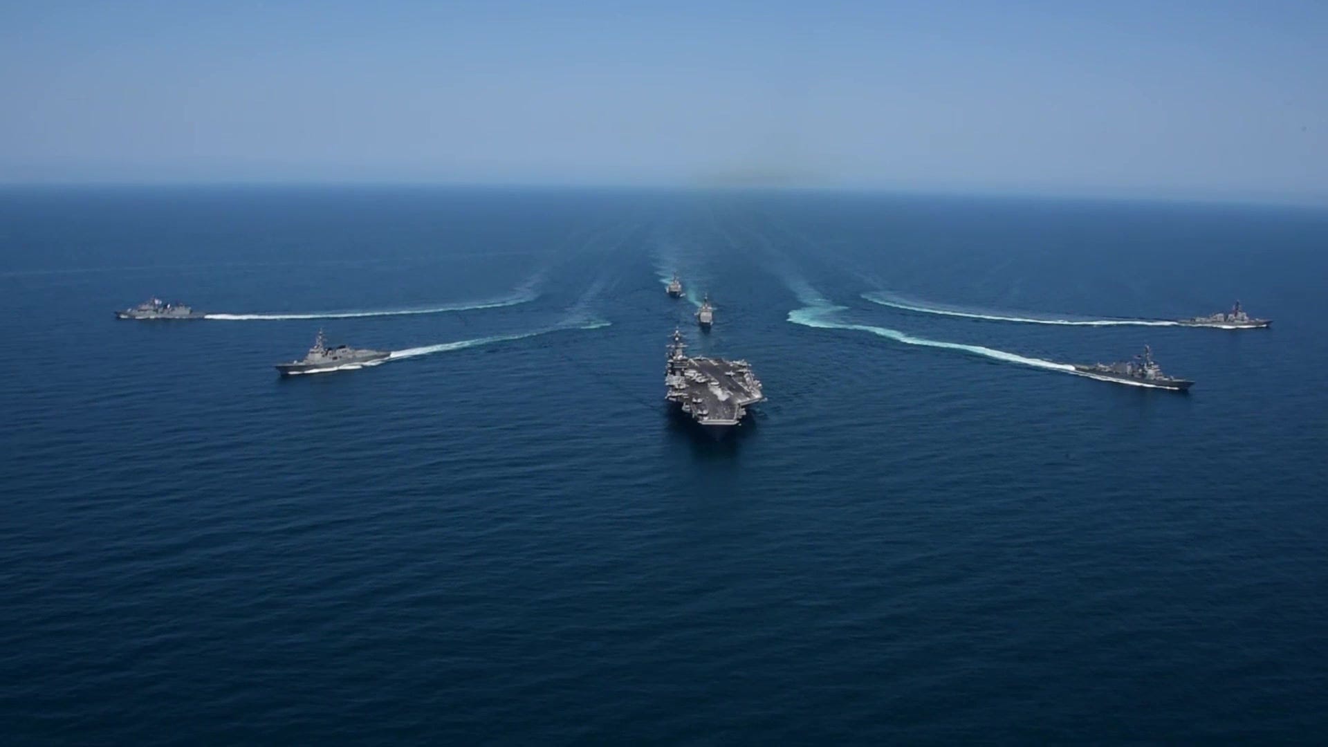 Near-Collision of Two Naval Warships | by Tony Brooke | theworker ...