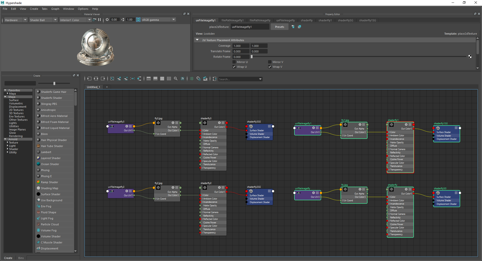 Create texture to the material. Texture is surface of the object in ...