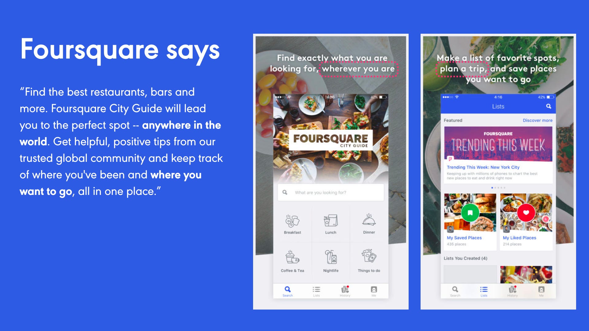 Foursquare: A UX case study - Hai-iro - Medium