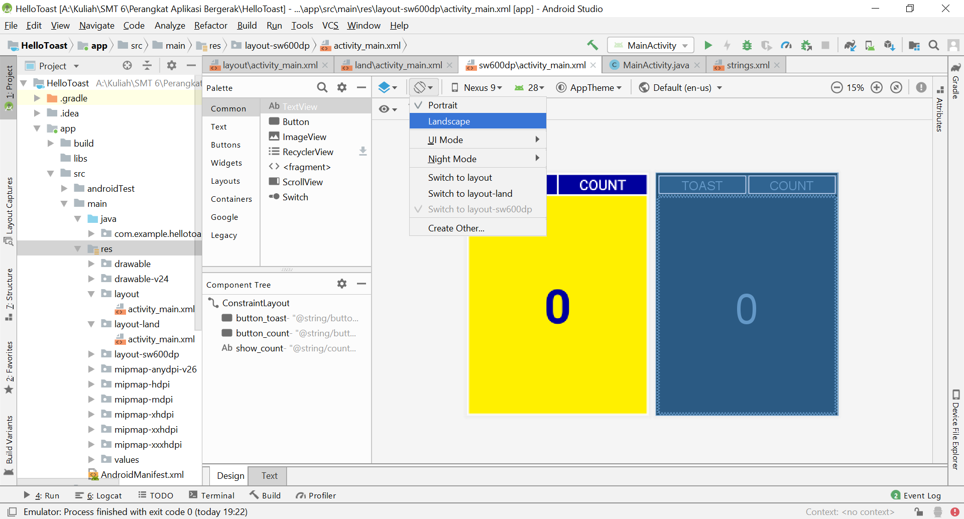 Android Fundamentals 1.2 Part B: Layout Editor - Android Studio - Medium