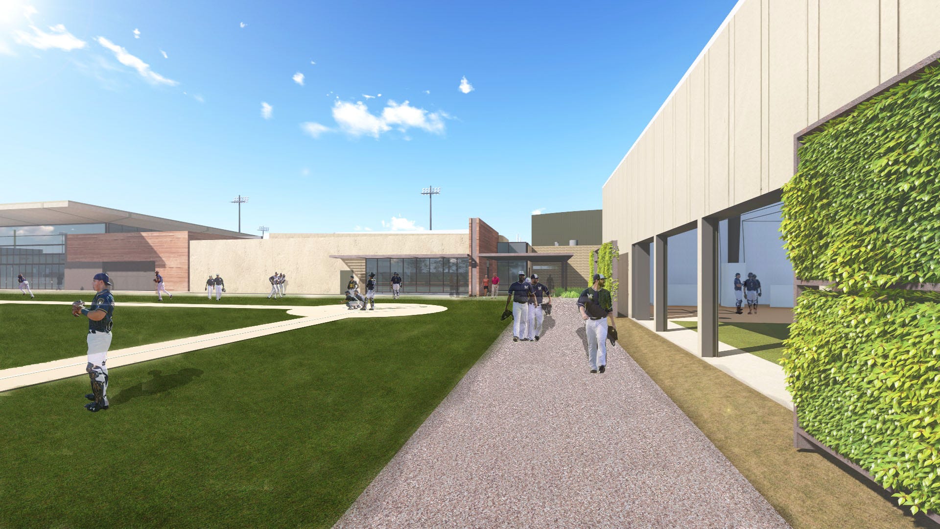 BREWERS CELEBRATE SPRING TRAINING CONSTRUCTION PROGRESS WITH A “TOPPING ...
