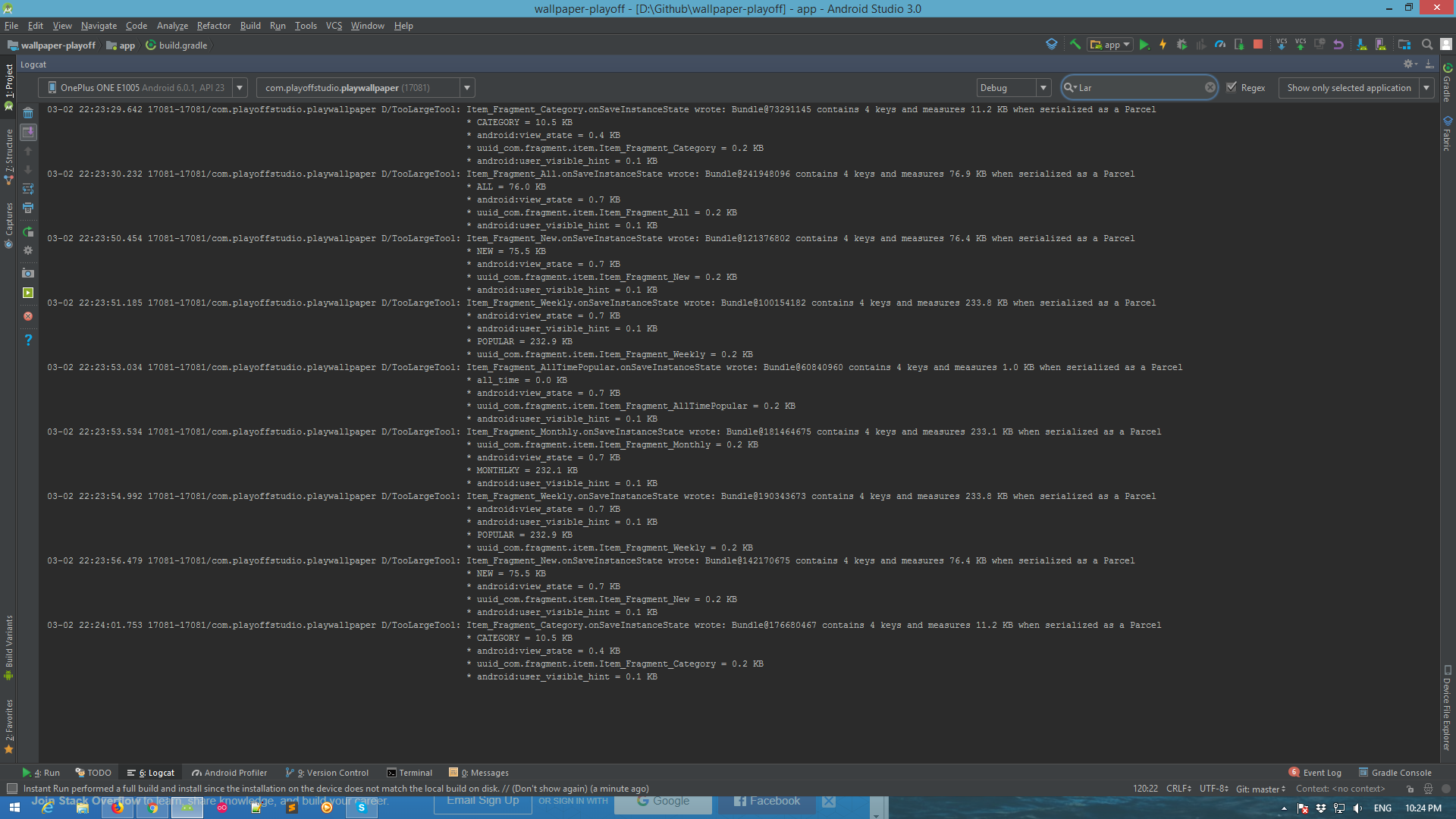 android.os.TransactionTooLargeException on Nougat solved | by Md. Masud Parvez | Medium