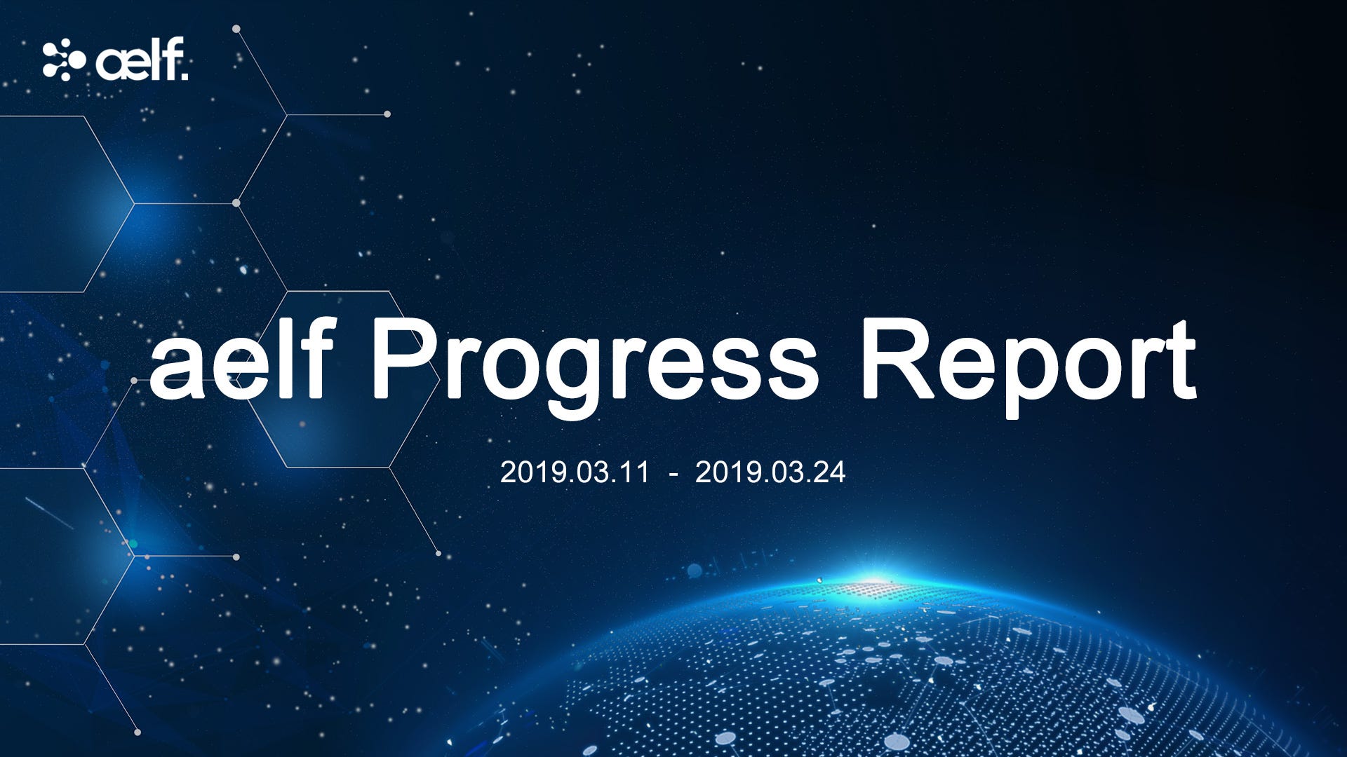 AELF Progress Report (Mar 11th - 24th) | by ælf | aelf | Medium