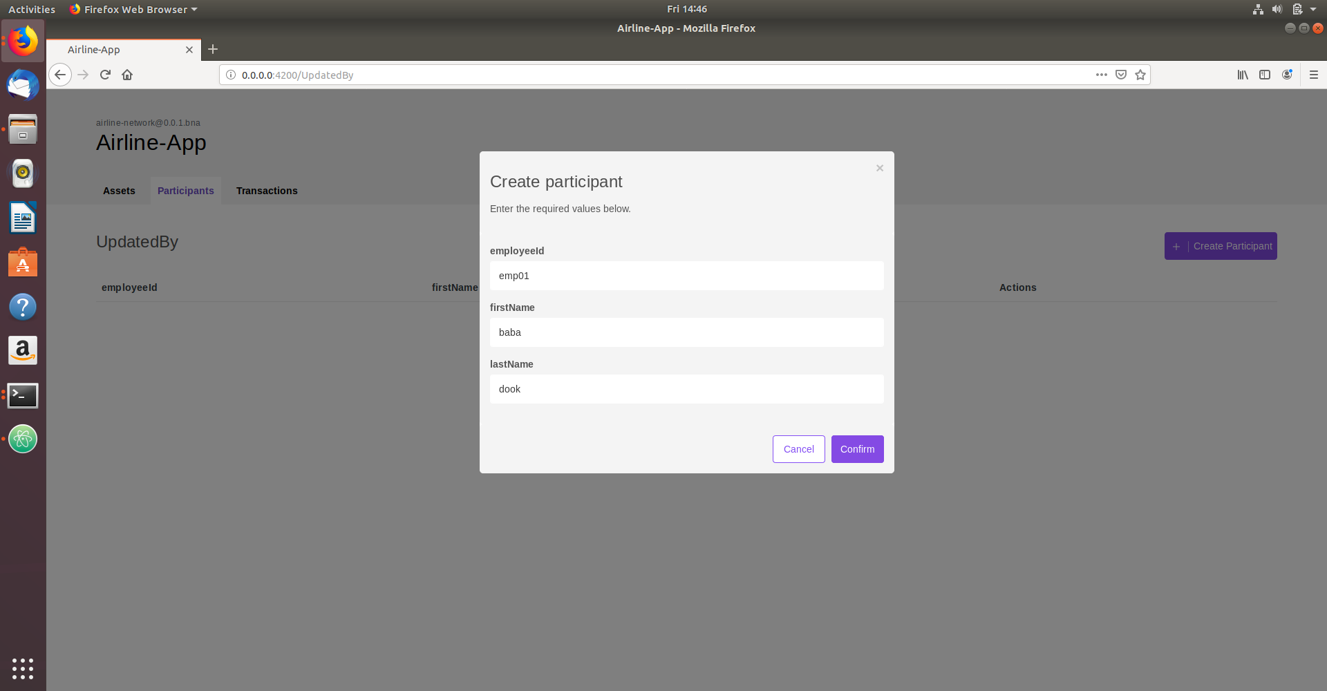 Deploying a Hyperledger Composer blockchain business network to ...