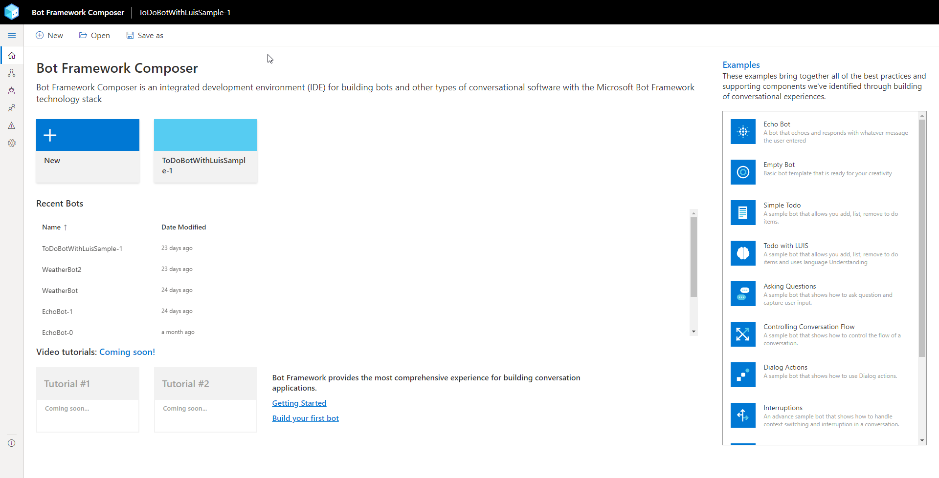 Evaluating Microsoft Composer for Bot Framework | by Cobus Greyling ...