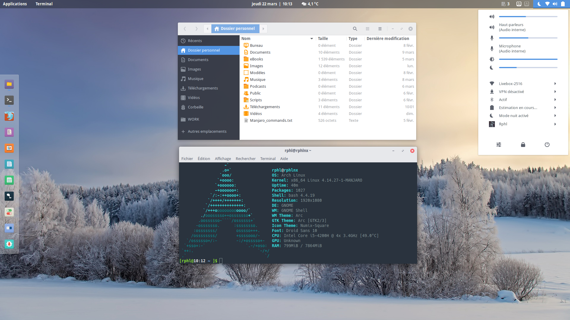 Gnome Desktop — 2 years of Gnome. It’s about a year now that Manjaro ...